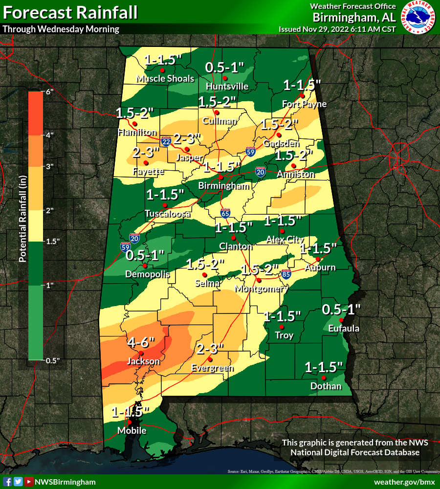 Severe weather in the forecast for Alabama - al.com