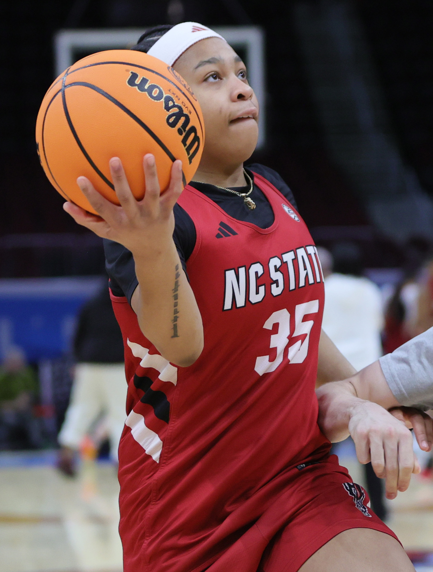 NC State Final Four practice at Rocket Mortgage FieldHouse, April 4 ...