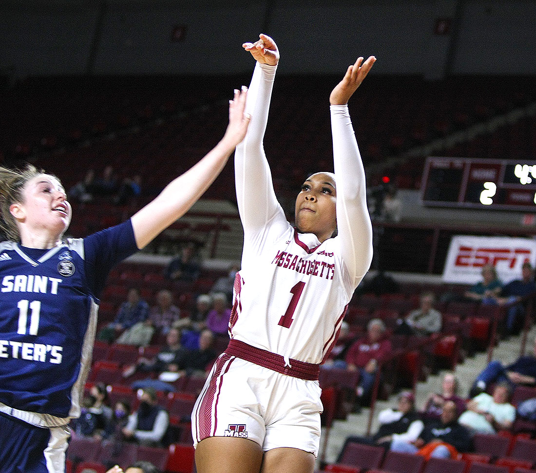UMass Women's Basketball vs Saint Peter's 12/21/22 - masslive.com