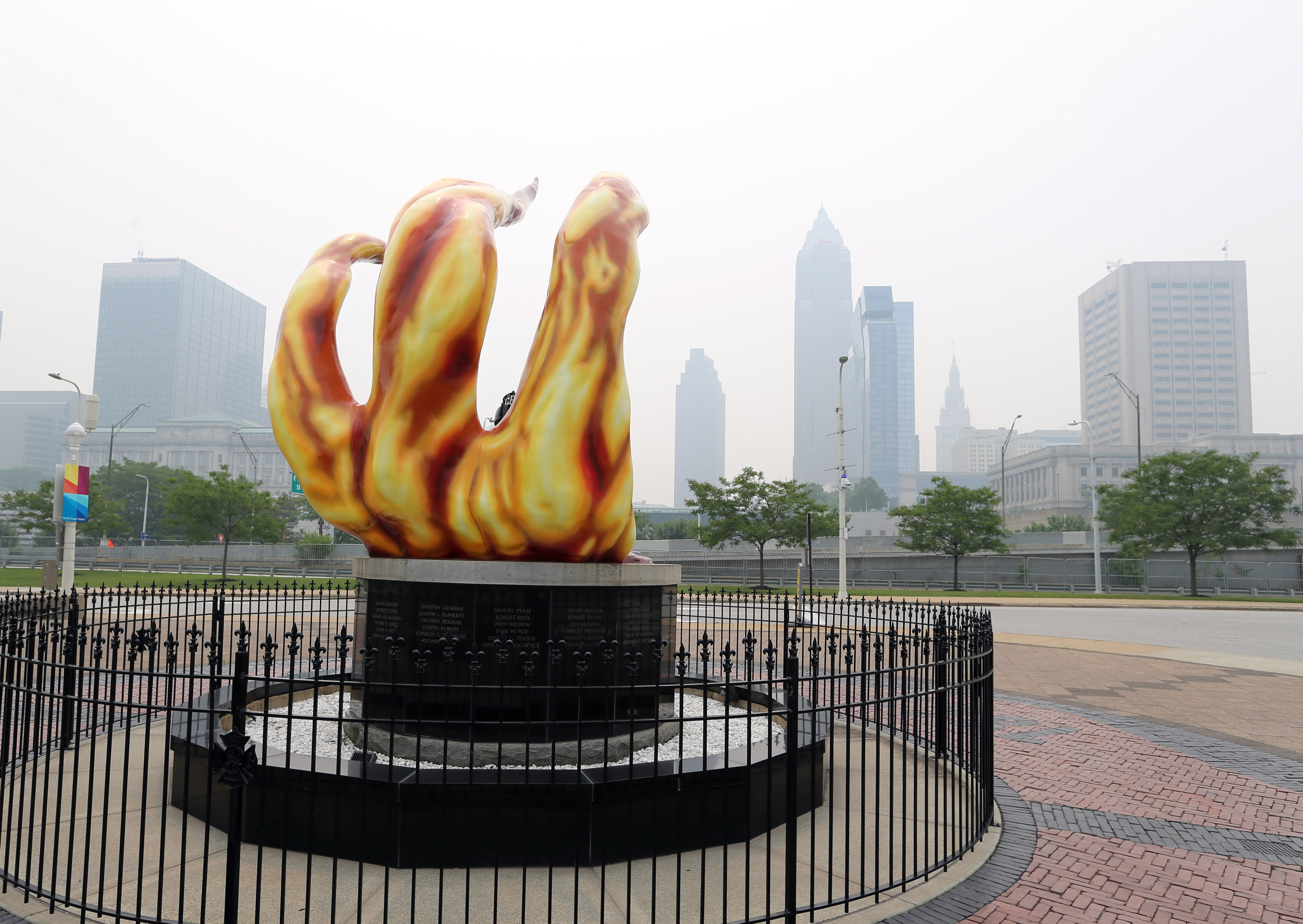 Smoke from Canadian wildfires covers Northeast Ohio, June 28, 2023 ...
