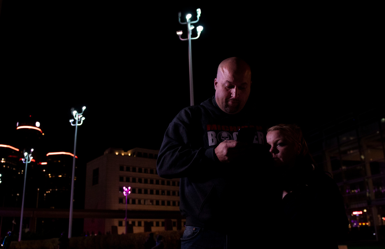 Opposing rallies in front of TCF Center reflect divided nation - mlive.com