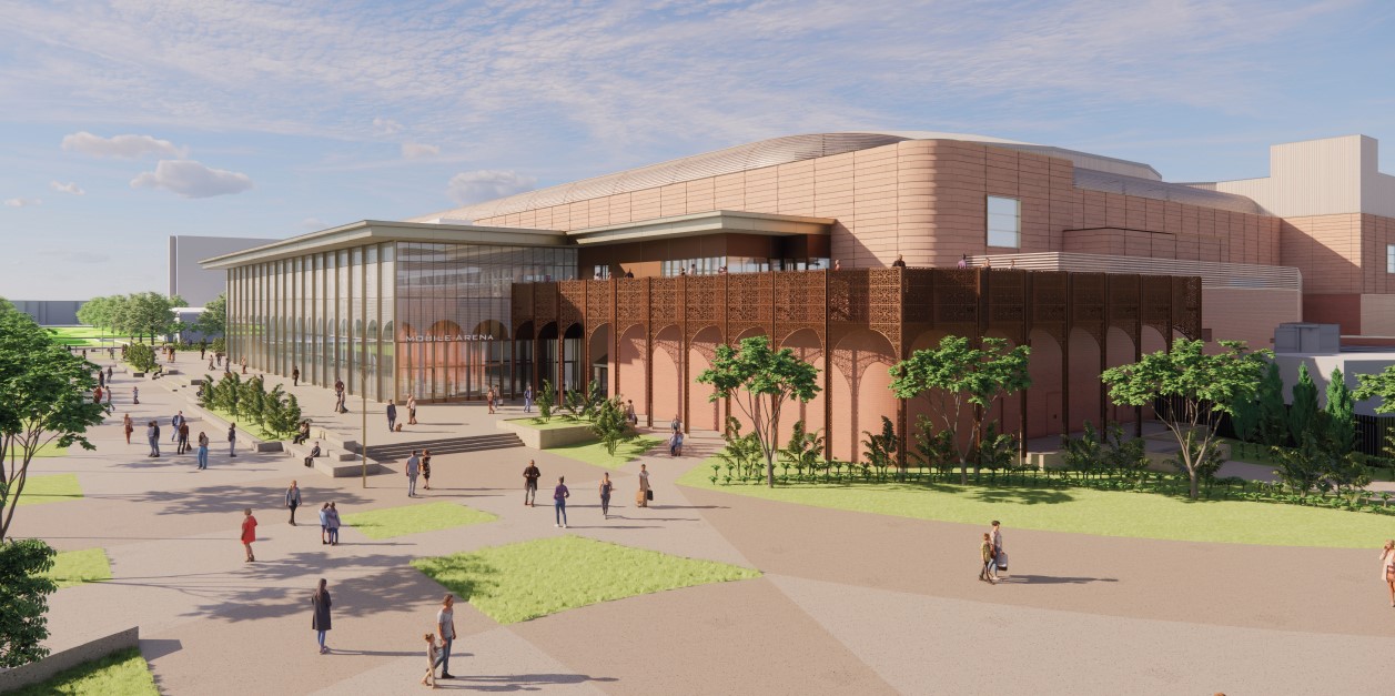 Mobile Civic Center renderings on Sept. 10, 2024 - al.com