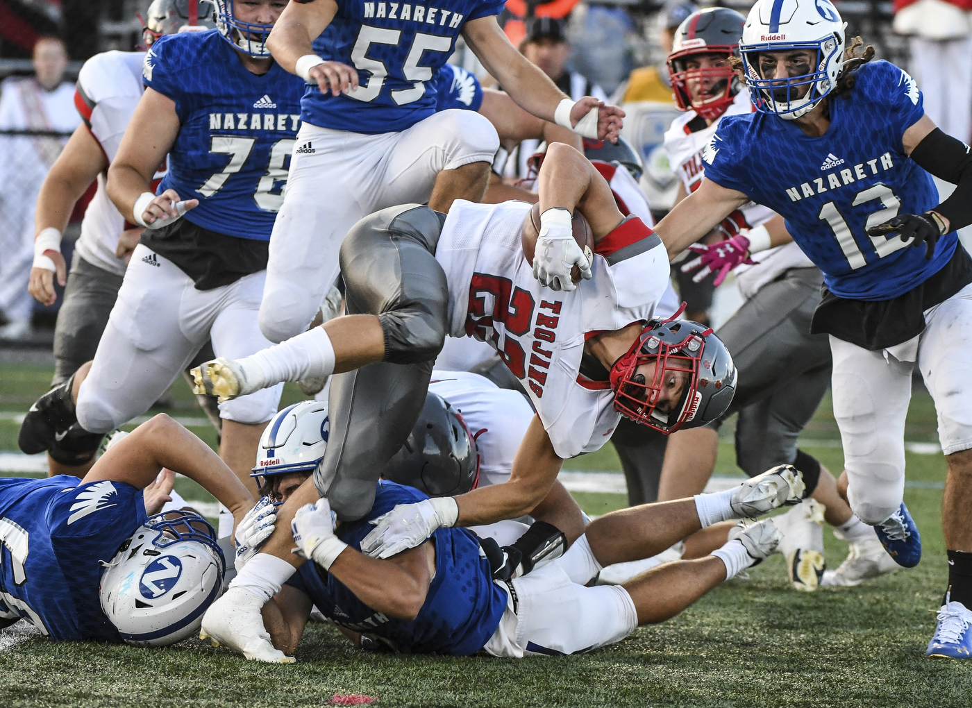 Nazareth football hosts Parkland on Sept. 2, 2022 - lehighvalleylive.com