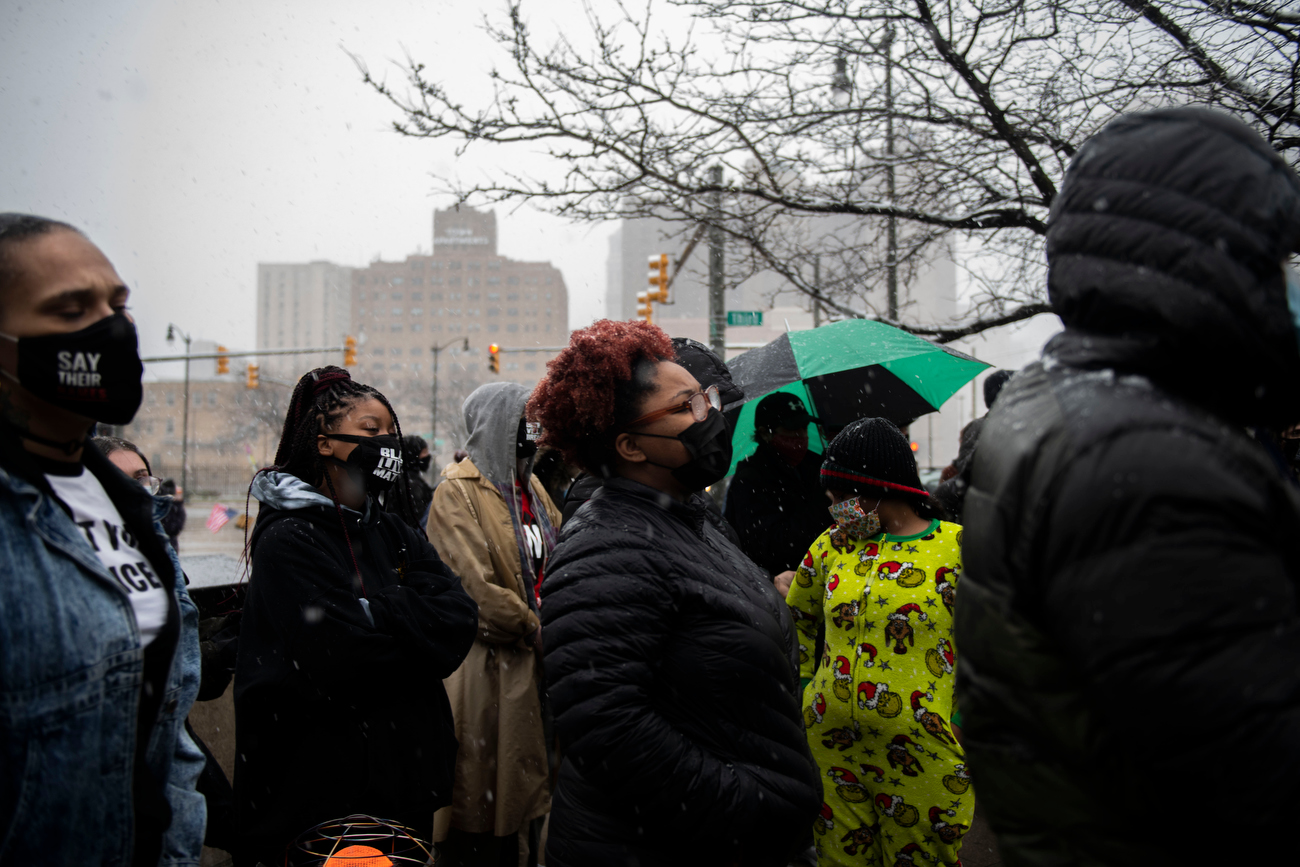 Protesters react to Derek Chauvin guilty verdict in Detroit - mlive.com