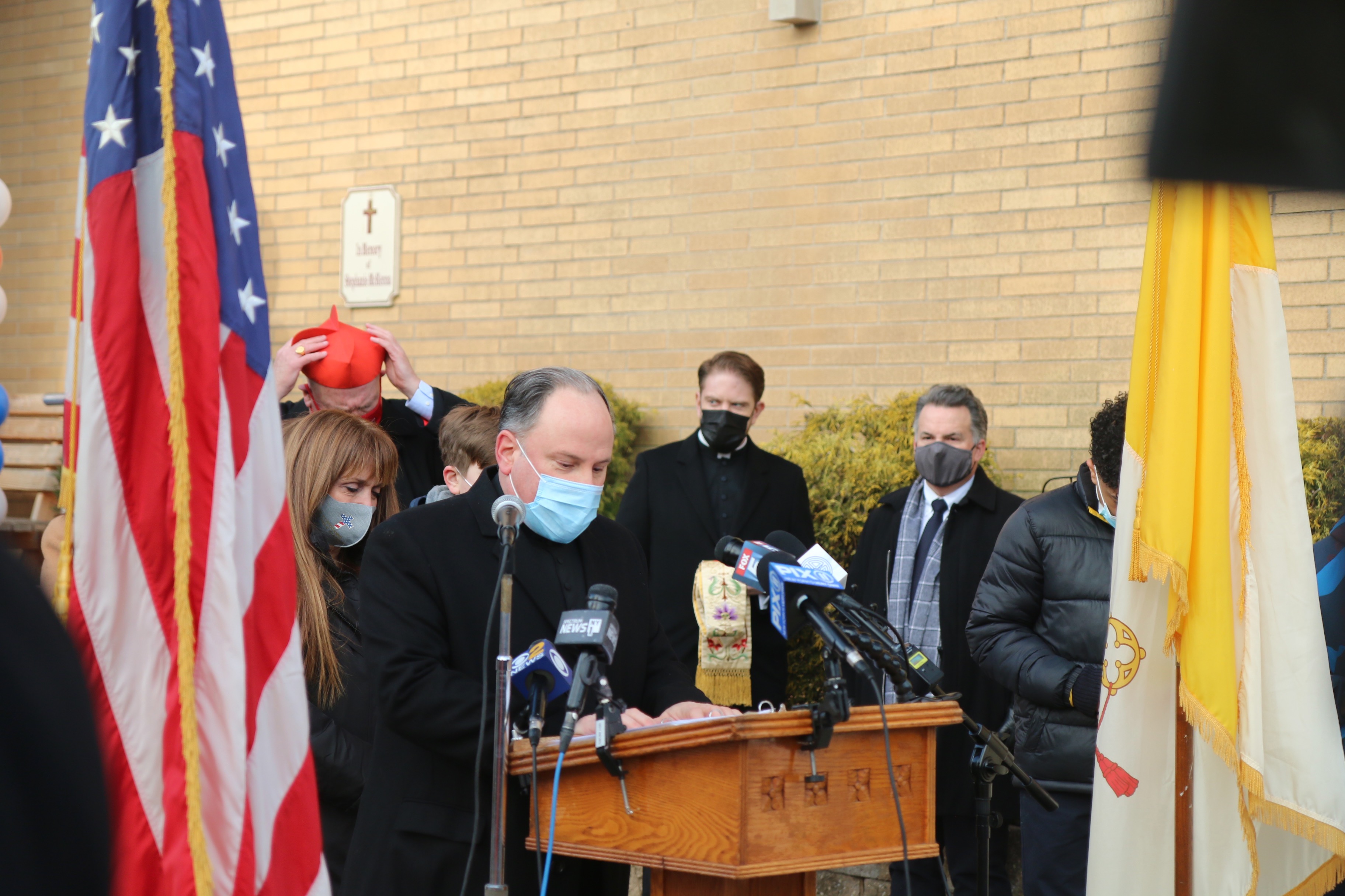 Cardinal Dolan blesses new Father Vincent Capodanno Catholic Academy ...