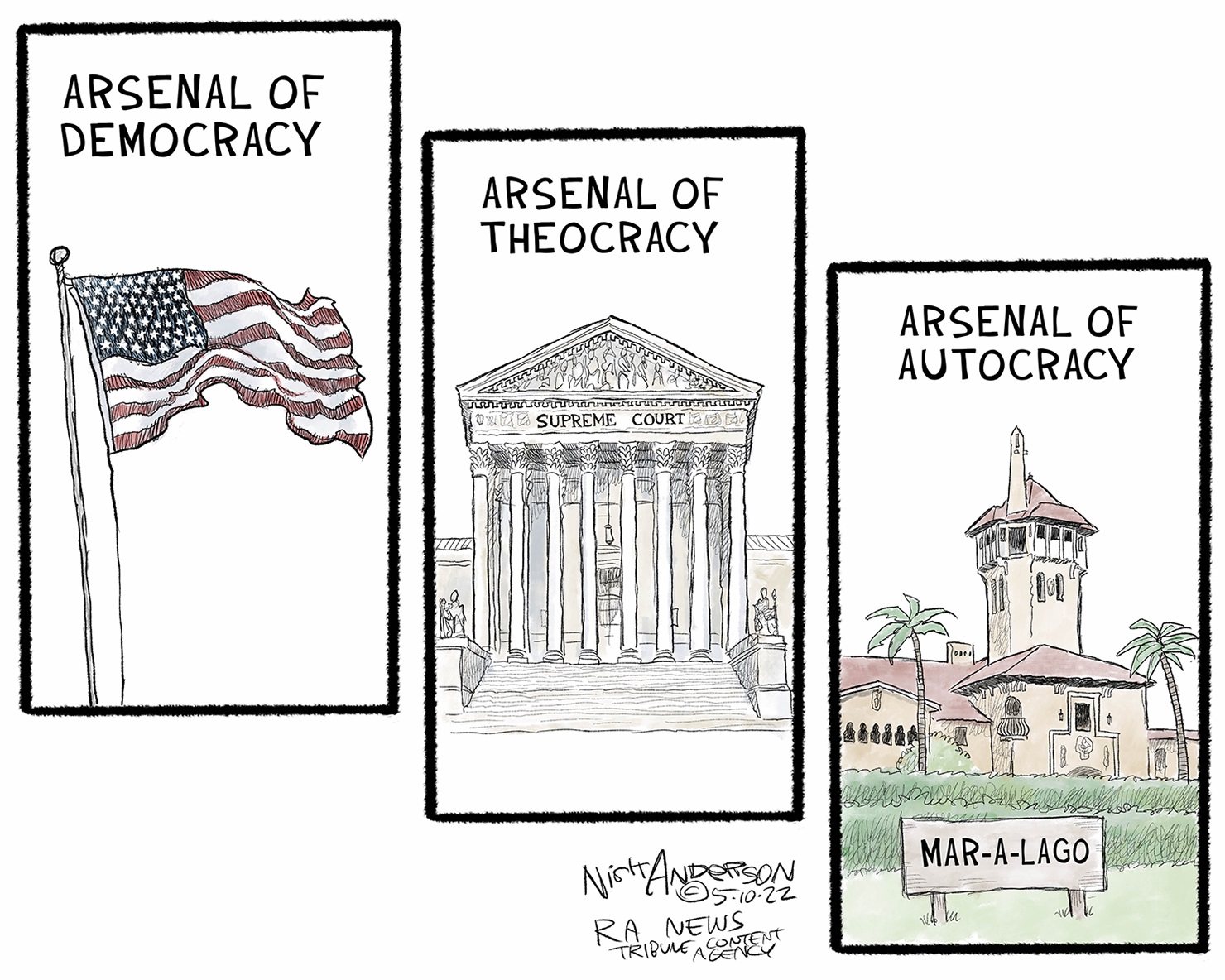 Editorial cartoons for May 15, 2022 - oregonlive.com