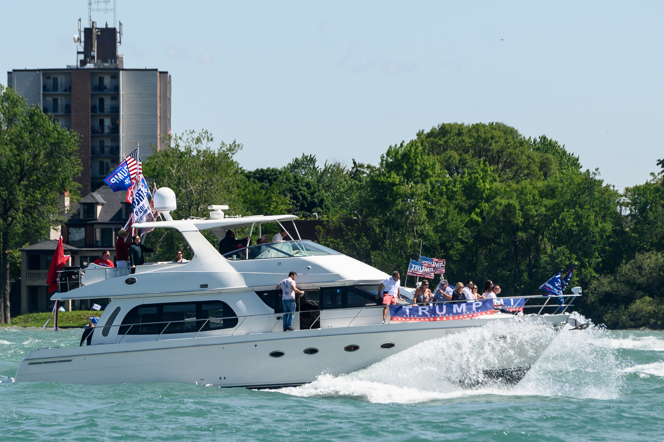 MAGA boat parade from Macomb County to downtown Detroit celebrates ...
