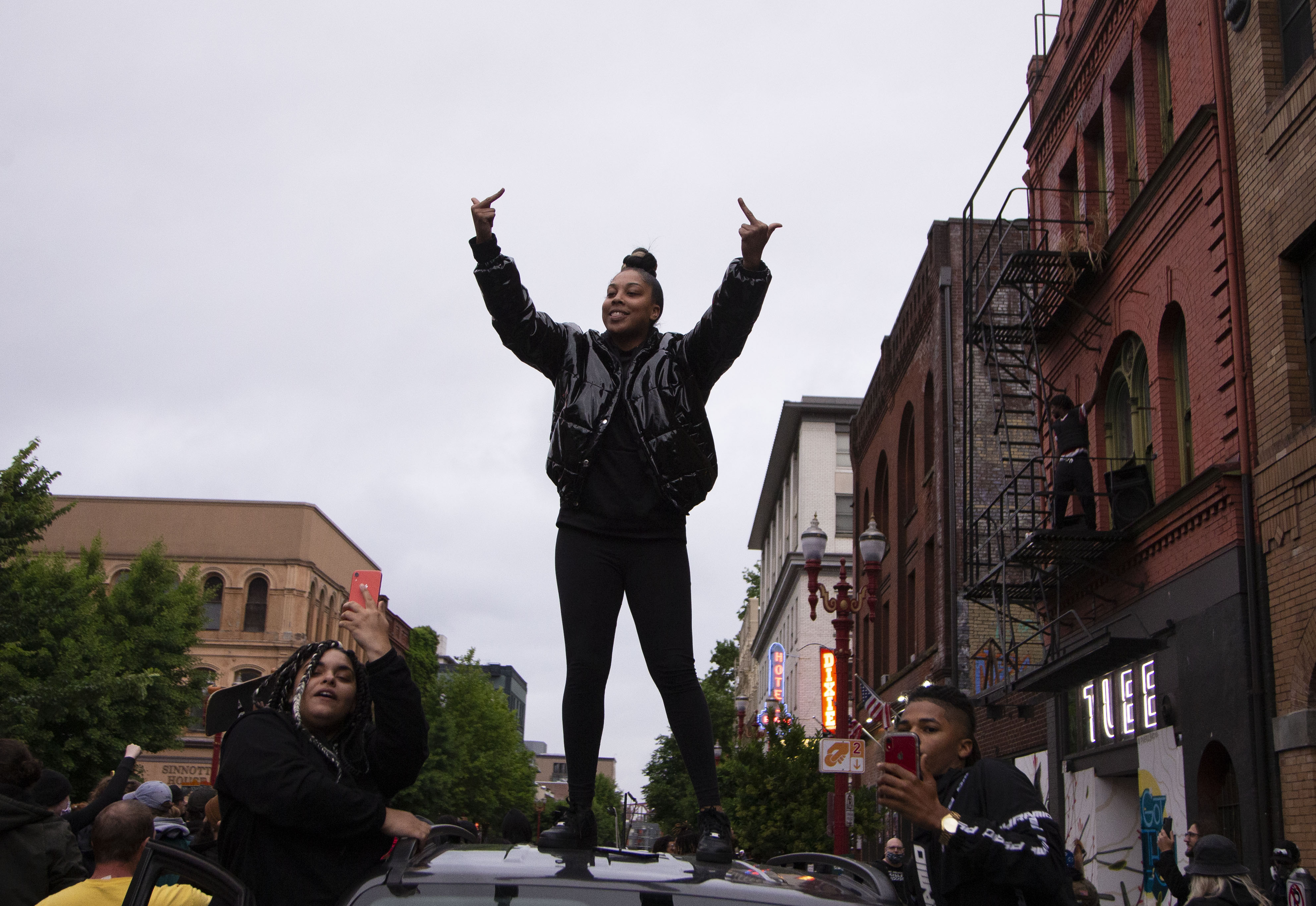 Photos of protests throughout Portland - oregonlive.com