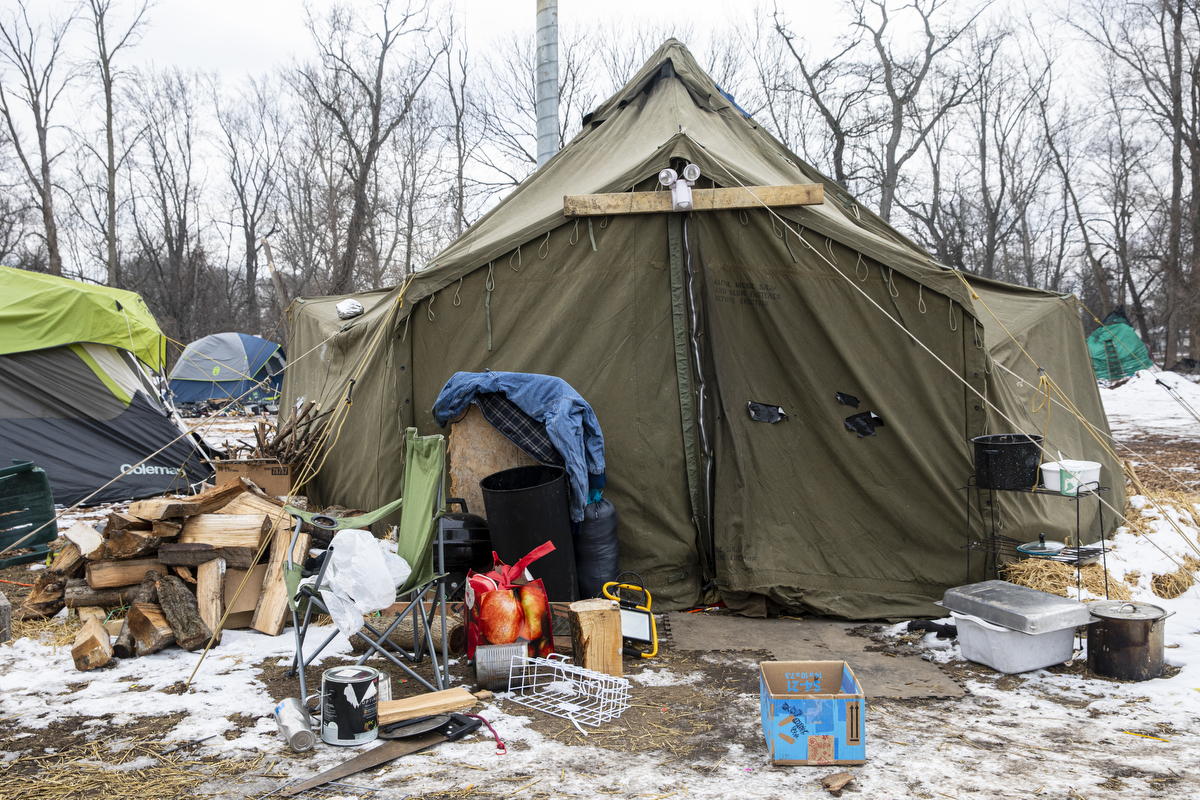 Mills Street homeless encampment in Kalamazoo - mlive.com