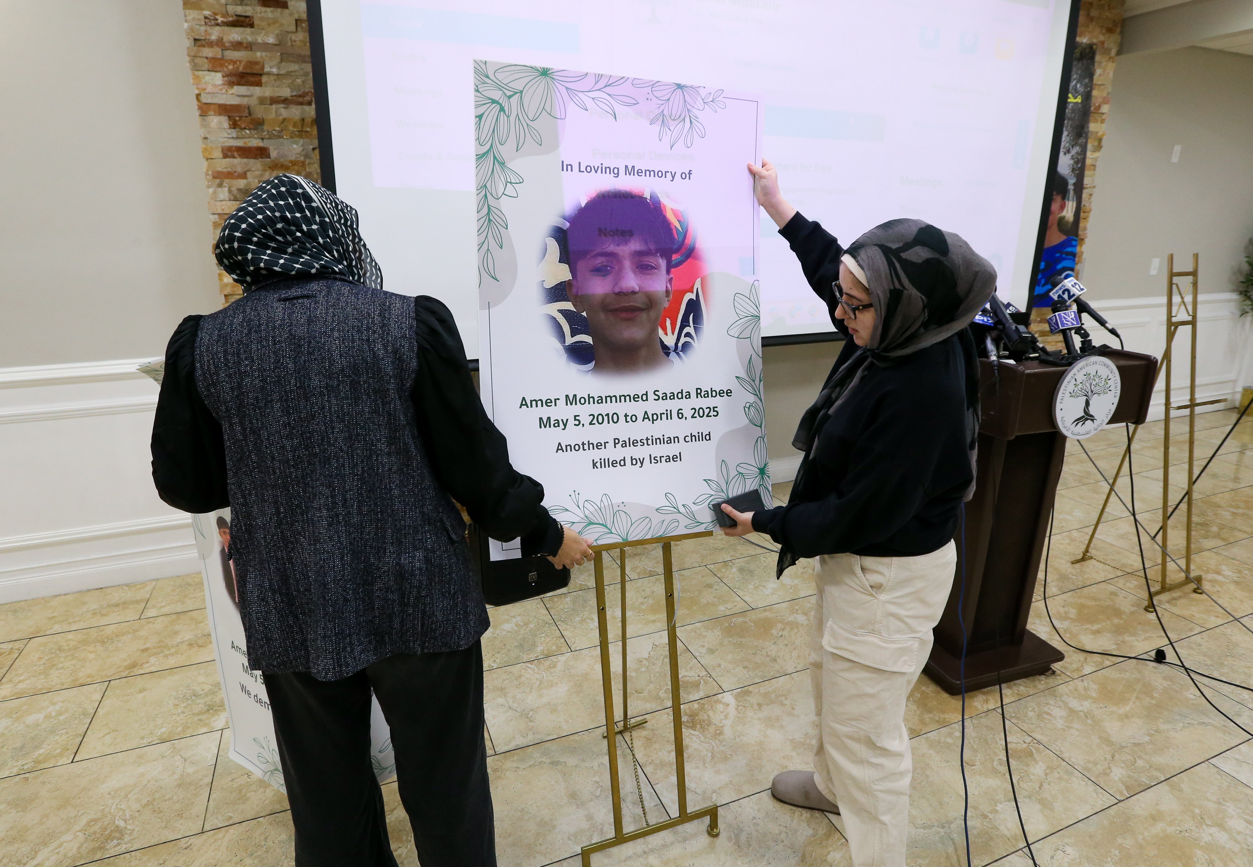 Press conference covering the killing of Amer Mohamad Saada Rabee - nj.com