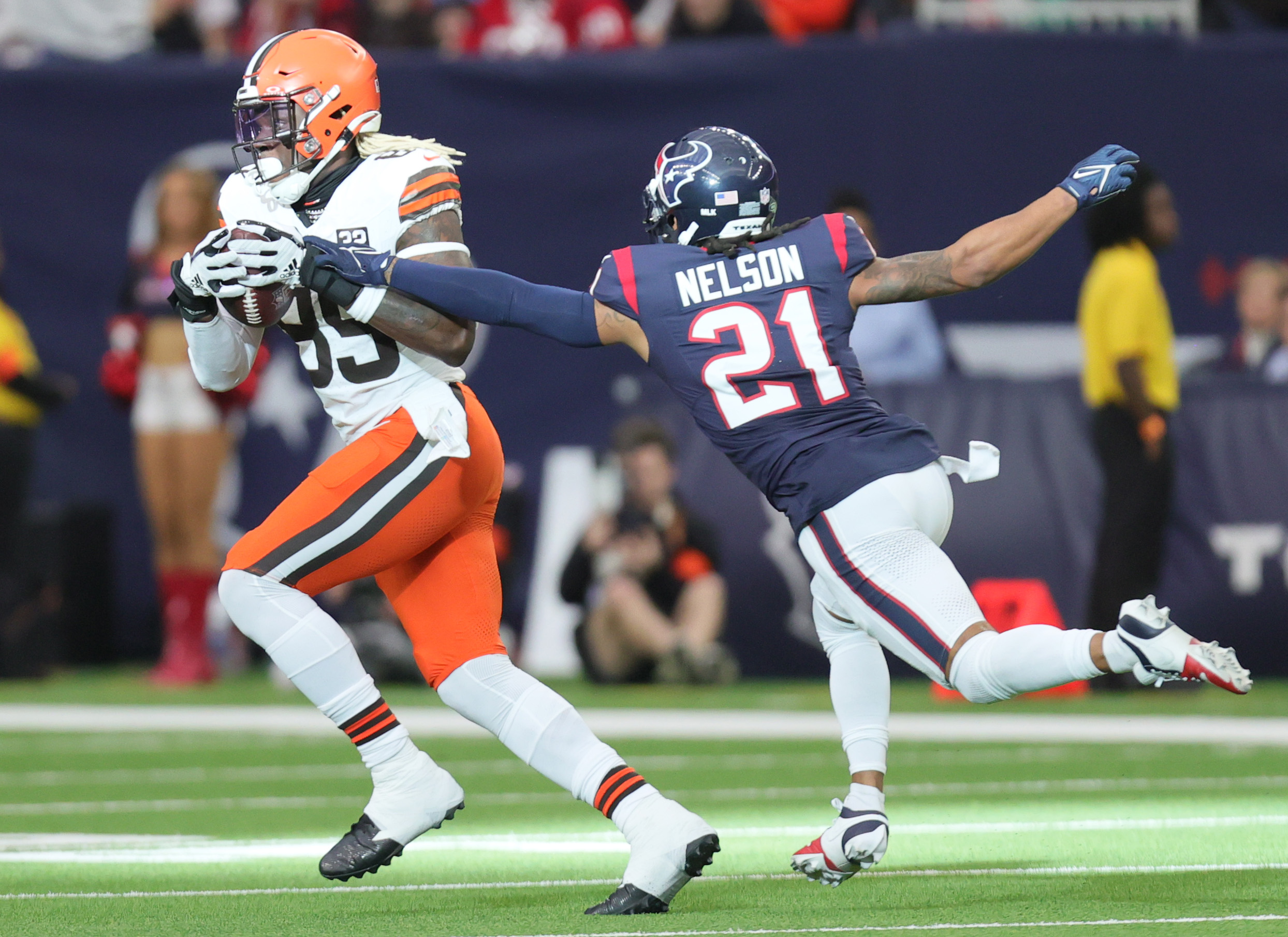 Cleveland Browns vs. Houston Texans in Wild Card playoff, January 13 ...
