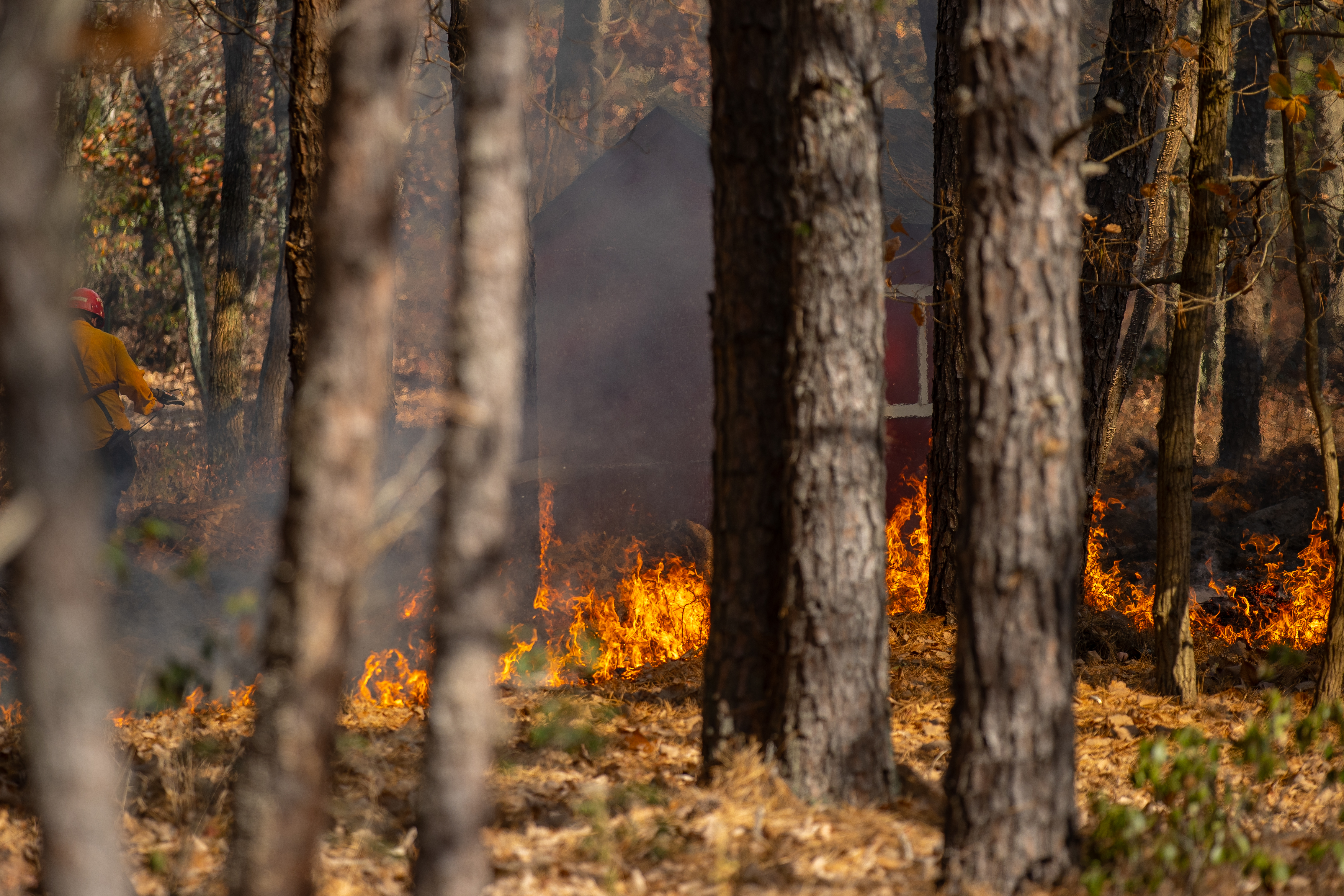 Homes evacuated due to major brush fire - nj.com
