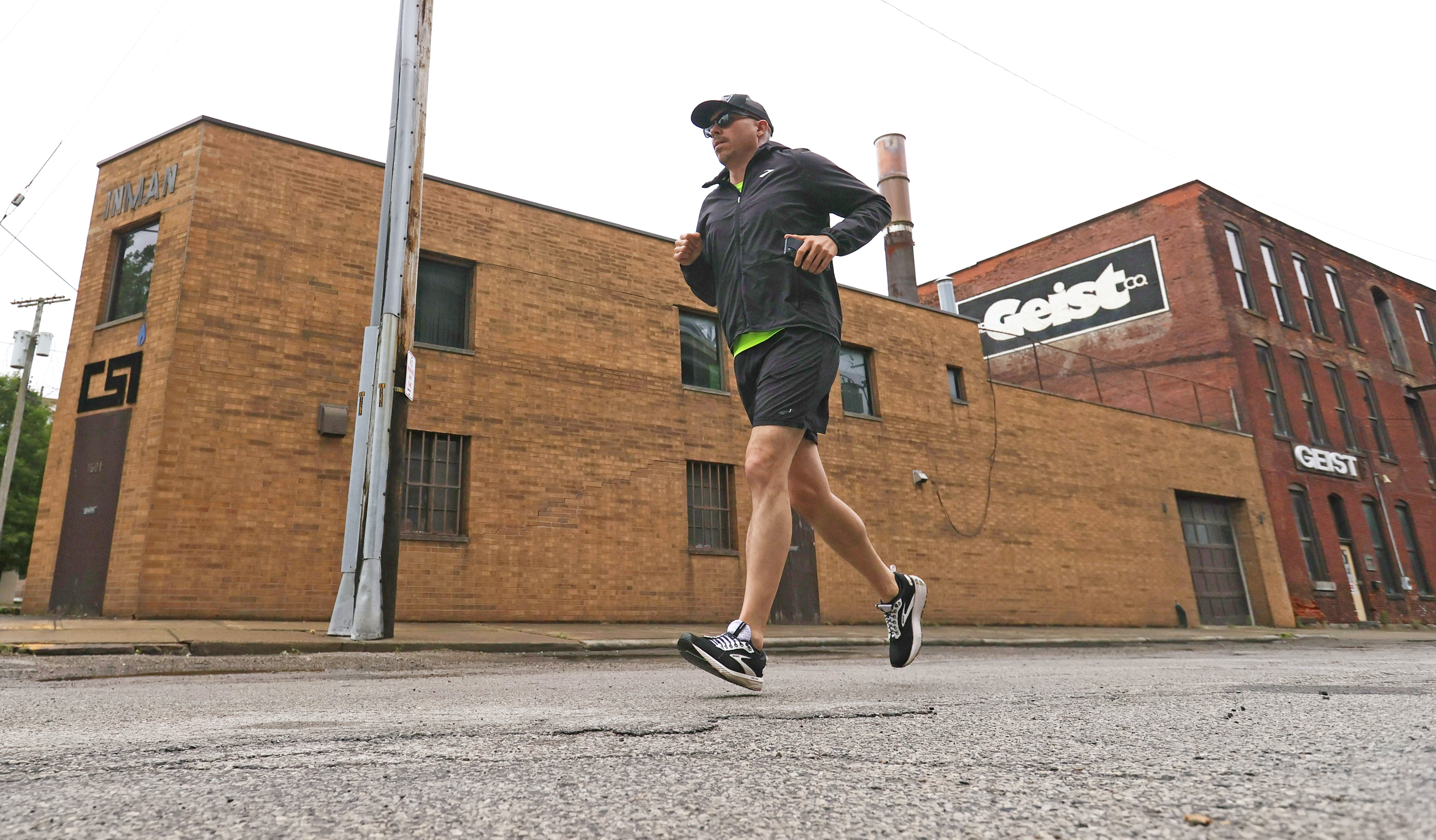 Phil Kidd running the streets of Cleveland looking for capital projects ...