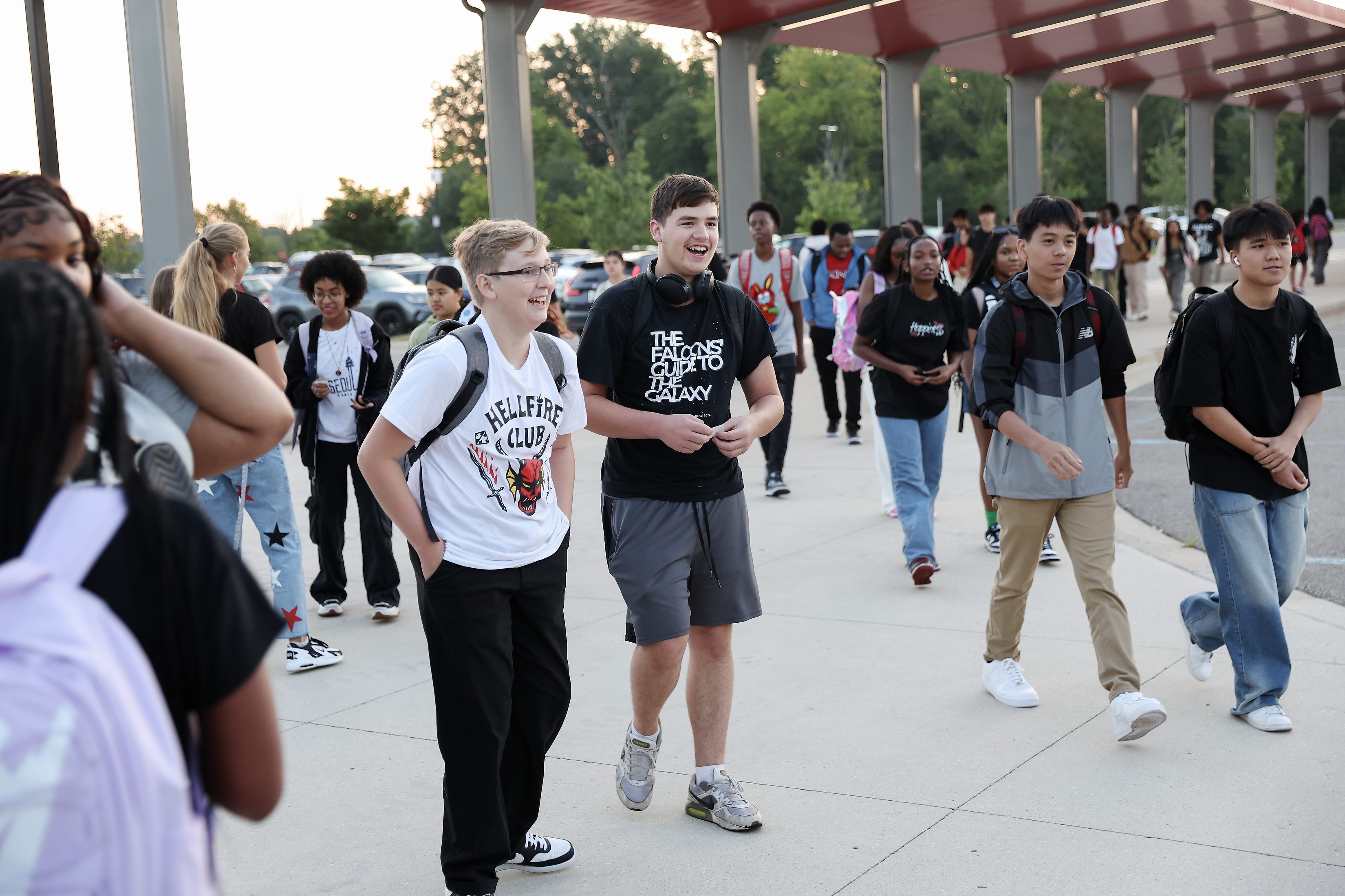 Kentwood students jump into the school year - mlive.com