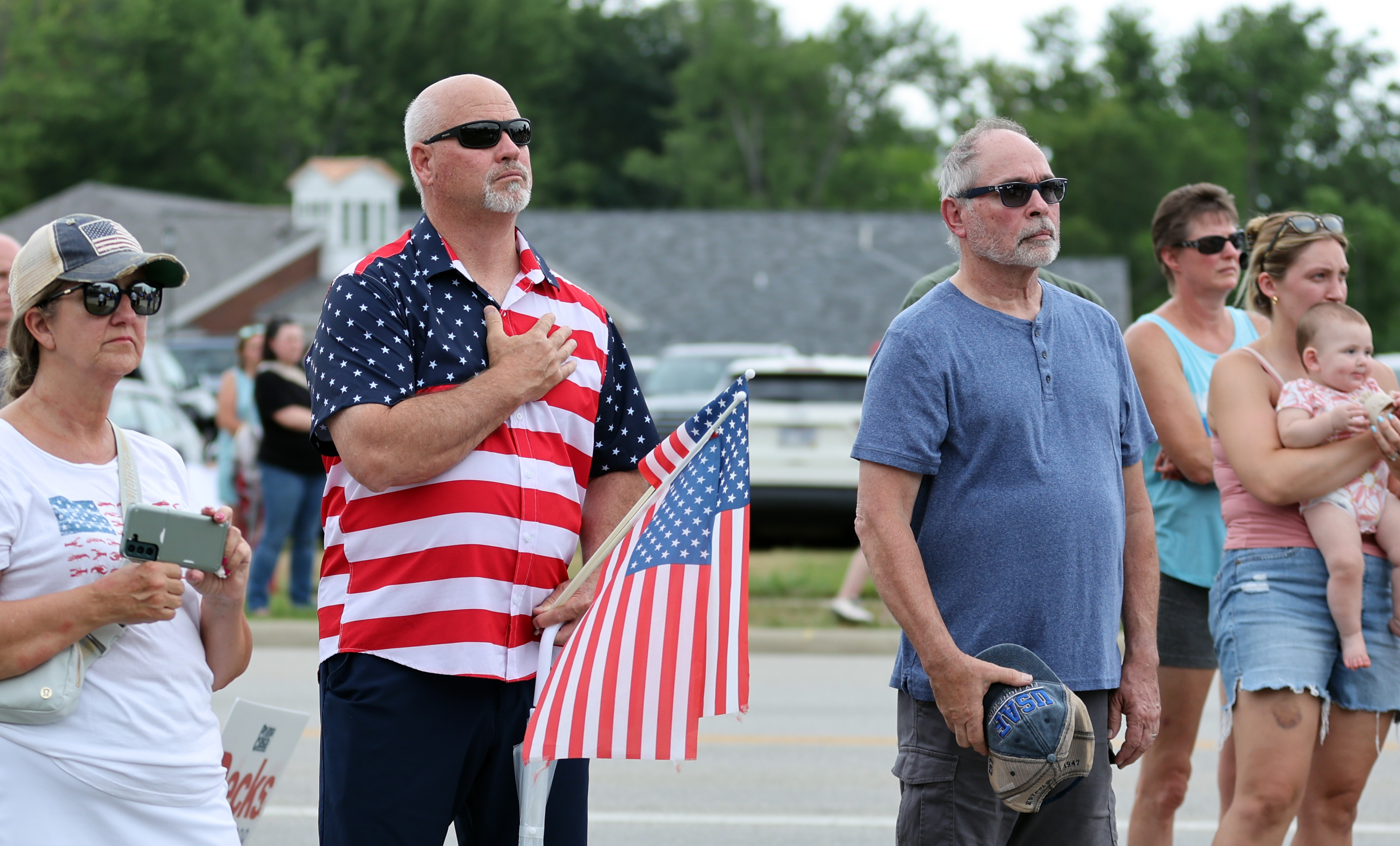 Police procession for slain Lorain police officer Phillip Wagner, July ...