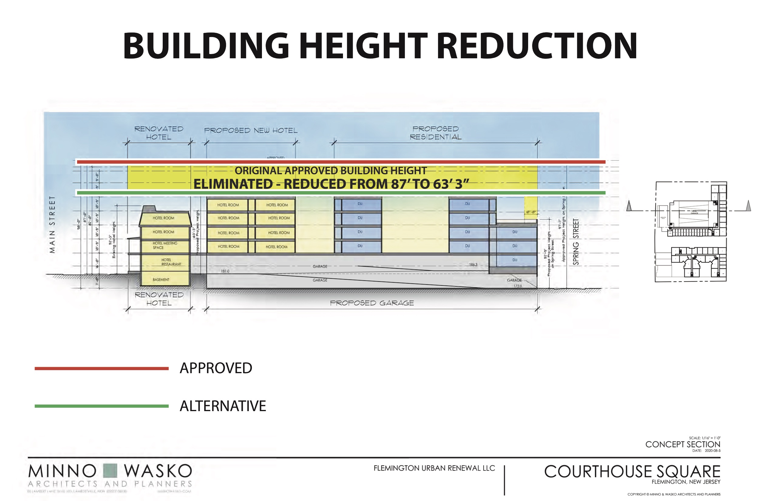 Courthouse Square project in Flemington, 2020 - lehighvalleylive.com