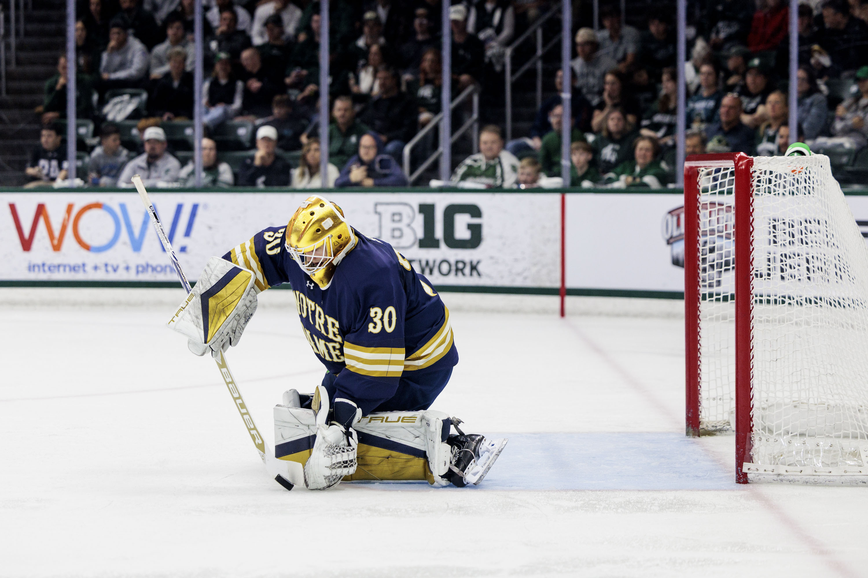 Michigan State hosts Notre Dame for Big Ten hockey tournament semifinal ...