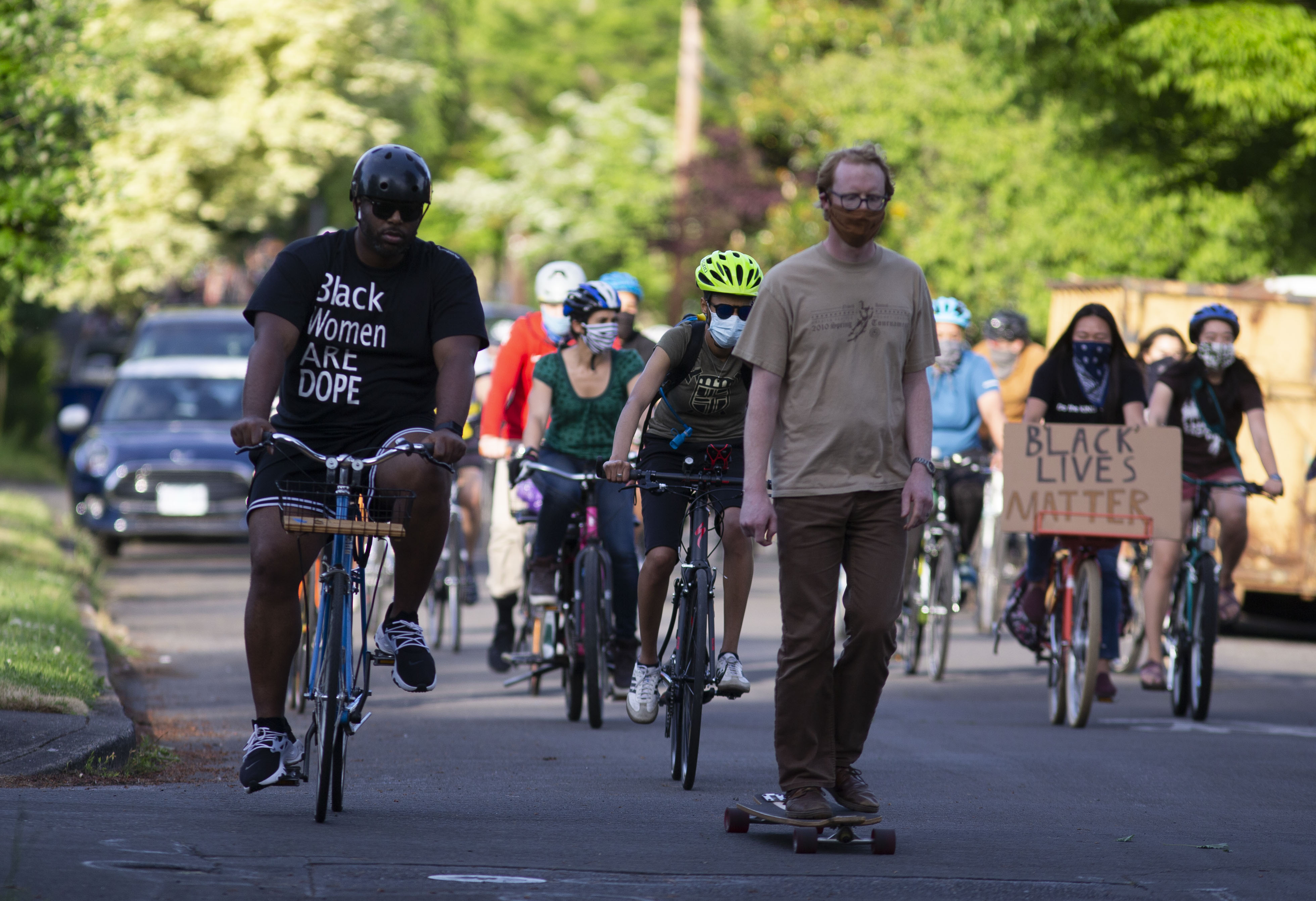Black Girls Do Bike Let's Ride bike rally through North and Northeast ...
