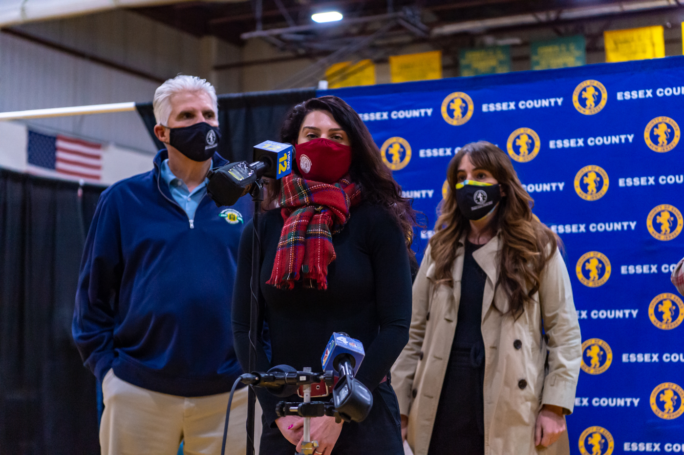 Queen Latifah at Vaccination Center - nj.com
