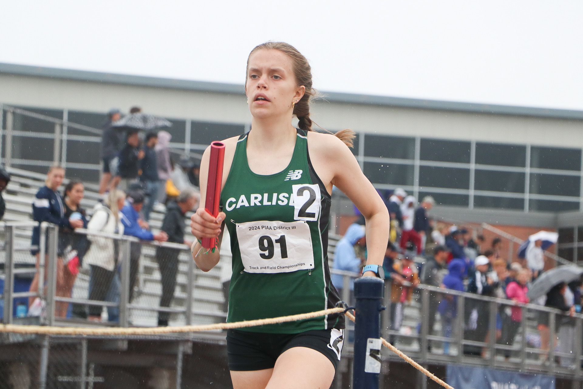 Mid-Penn Conference athletes compete during the 2024 District 3 track ...