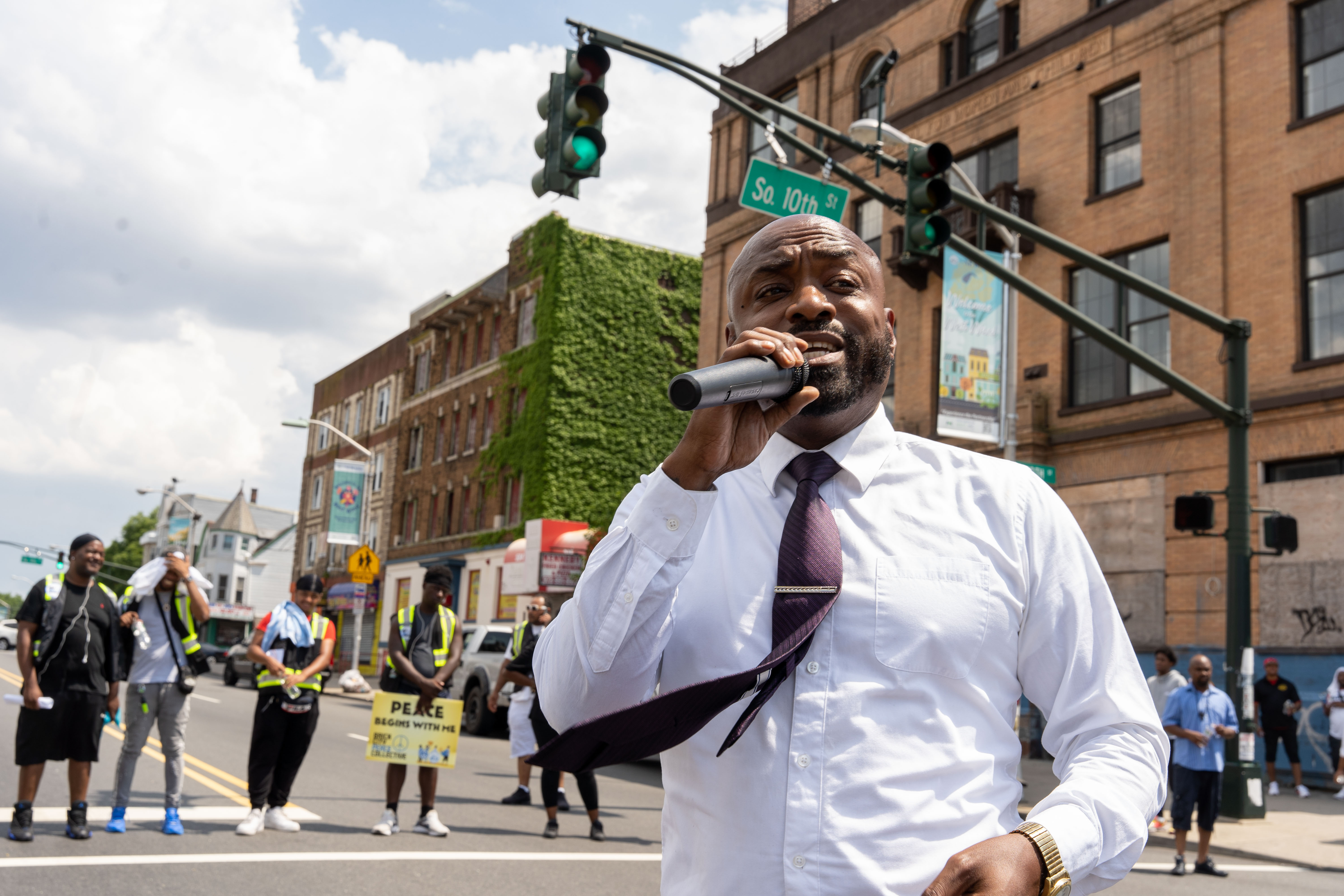 The Newark Anti-Violence Coalition marches to condemn gun violence - nj.com
