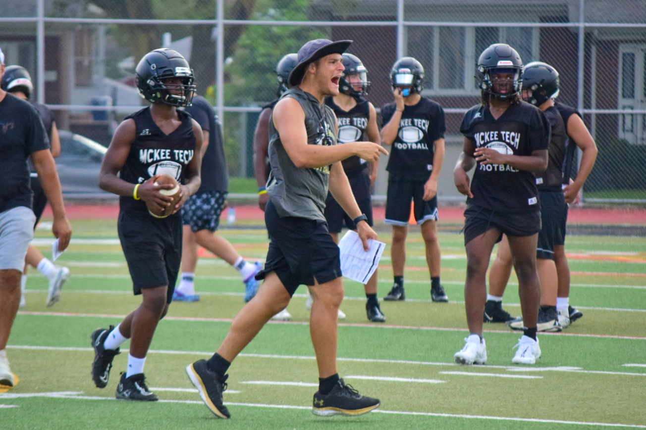 McKee/S.I. Tech starts football workouts with a bang - silive.com