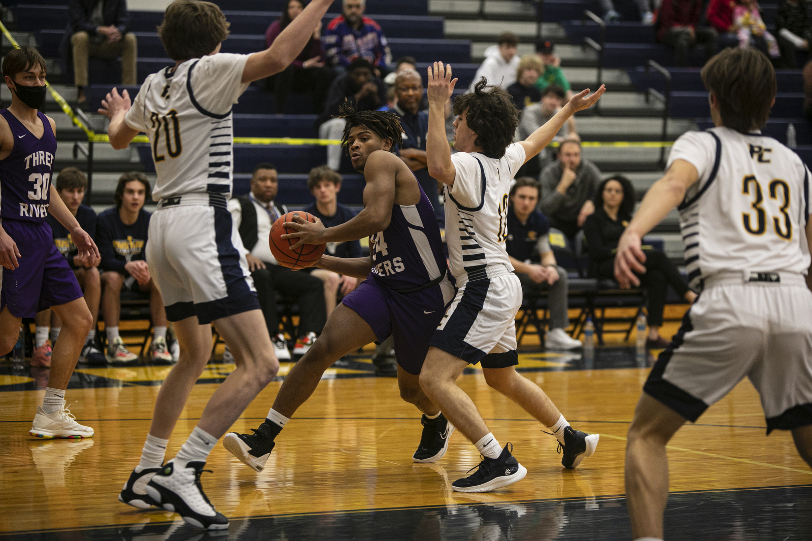 Portage Central defeats Three Rivers boys varsity basketball - mlive.com