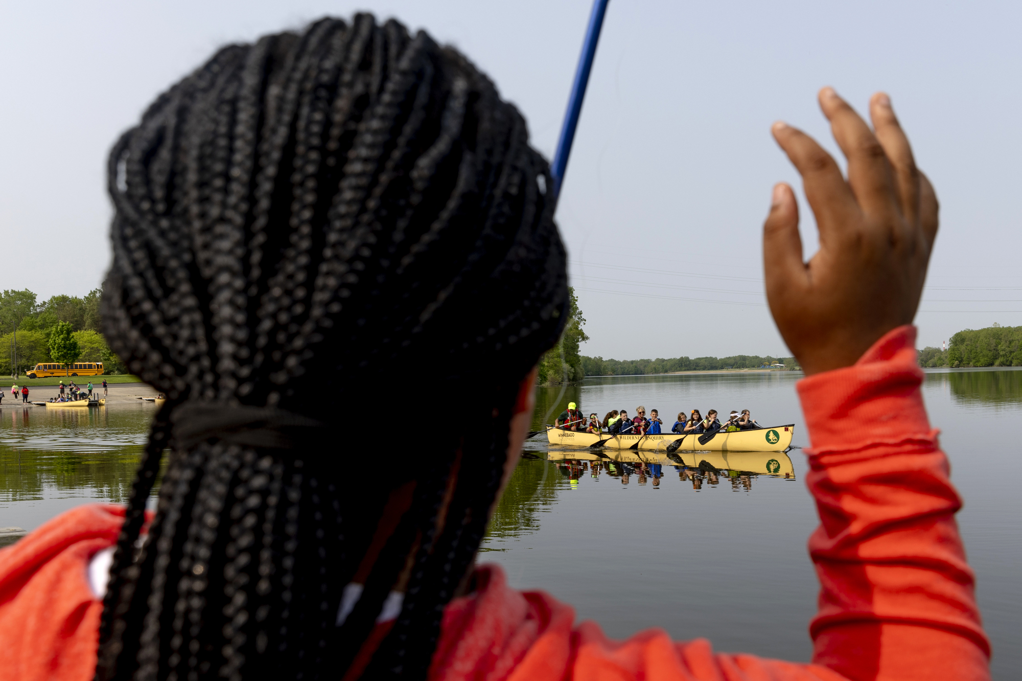 More than 800 Flint-area students learn to canoe, fish on C.S. Mott ...