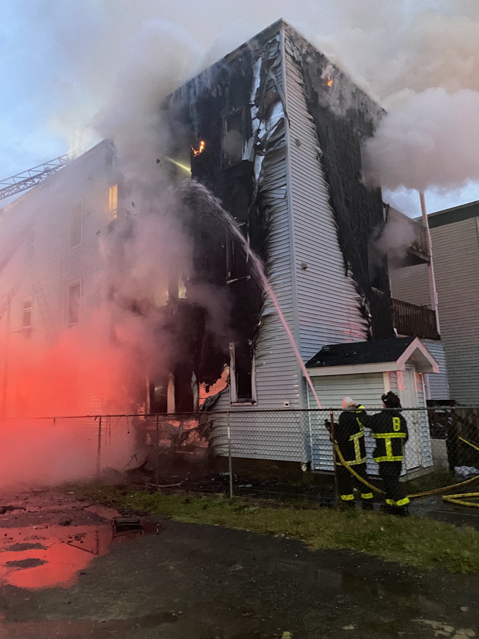 3-alarm fire sweeps through 3-floor home in Boston - masslive.com