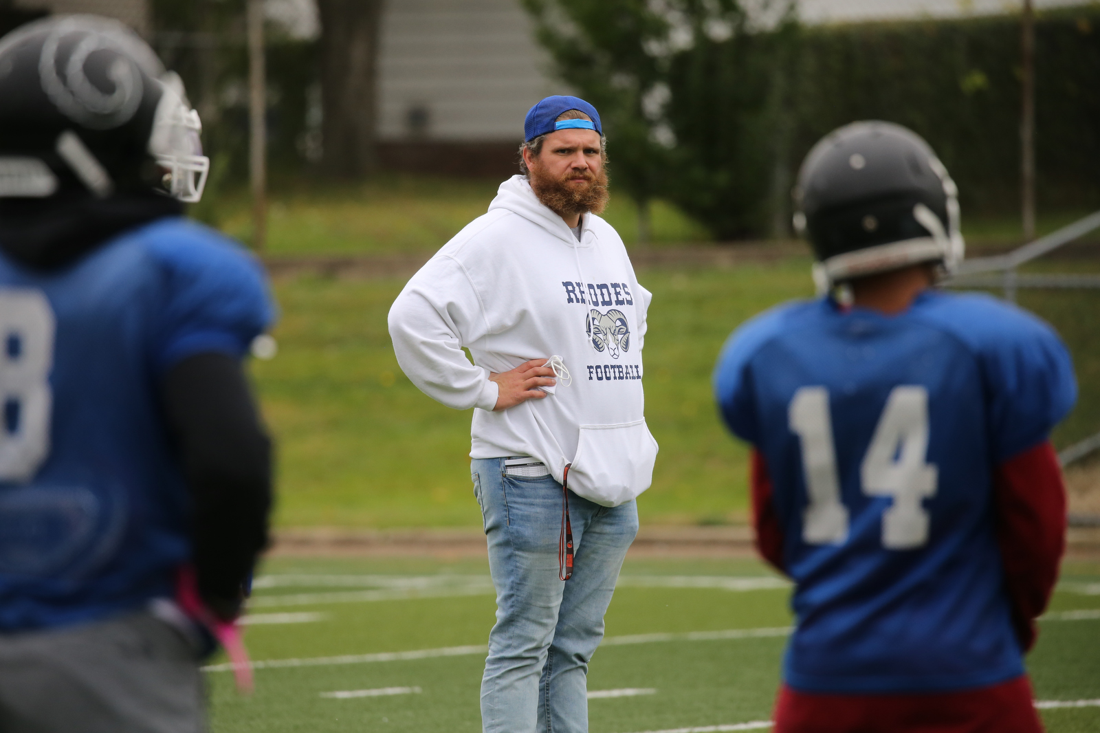 Rhodes High School football team makes the playoffs for the first time ...