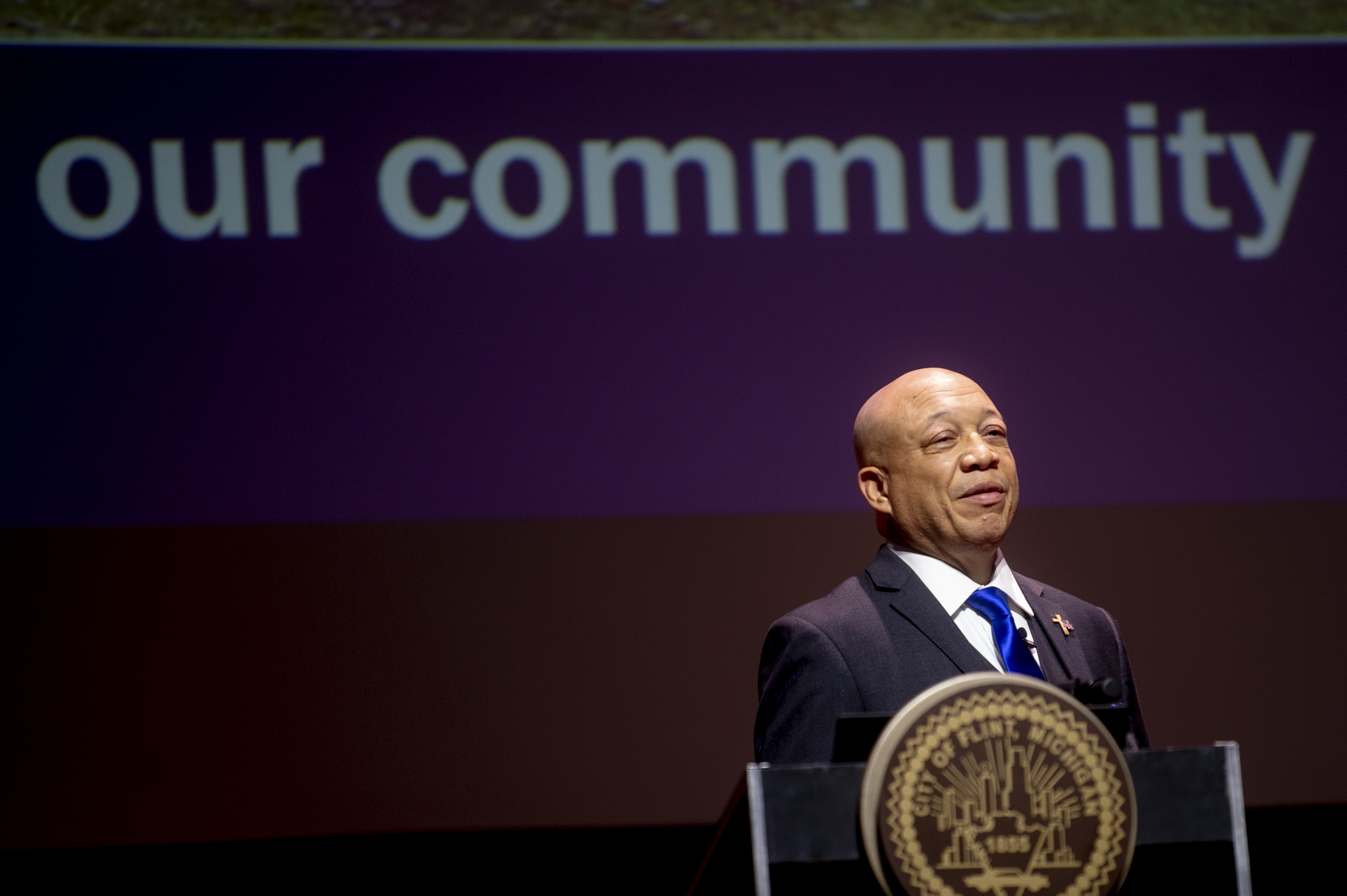 Flint Mayor Sheldon Neeley delivers 2022 State of the City address ...