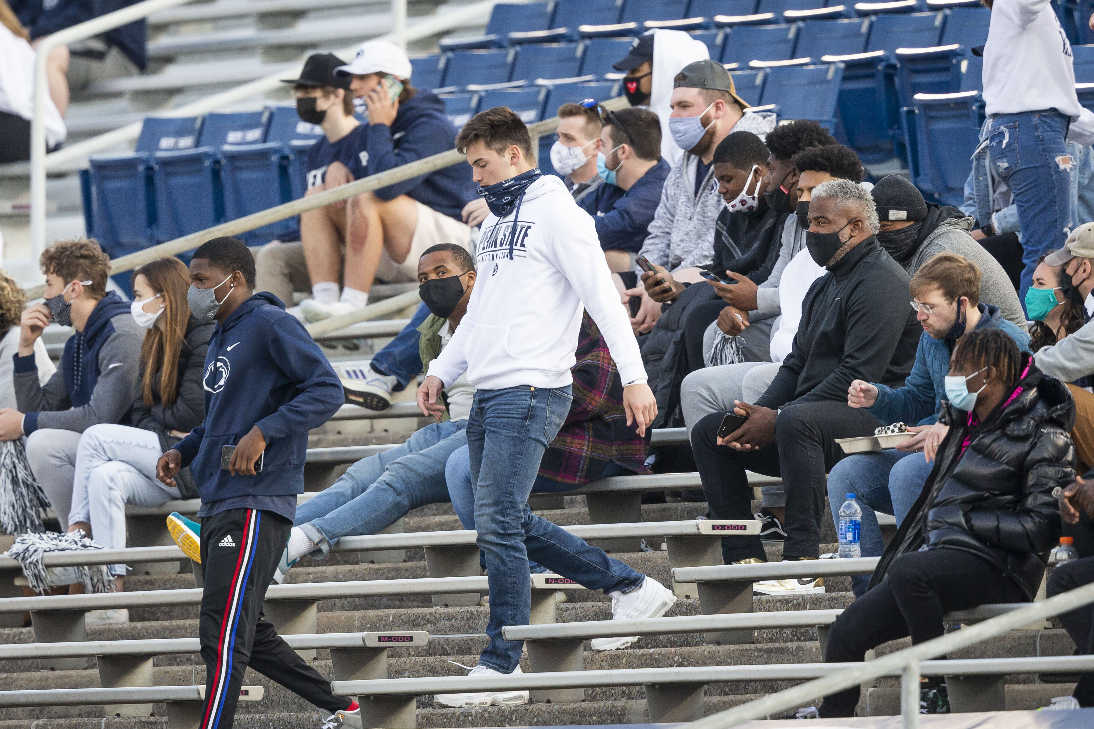 Penn State football faces in the crowd, April 23, 2021 - pennlive.com