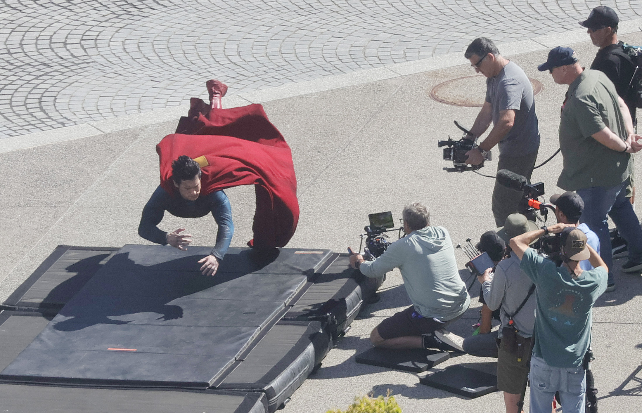 Superman movie resumes at Cleveland’s Public Square, July 2, 2024 ...