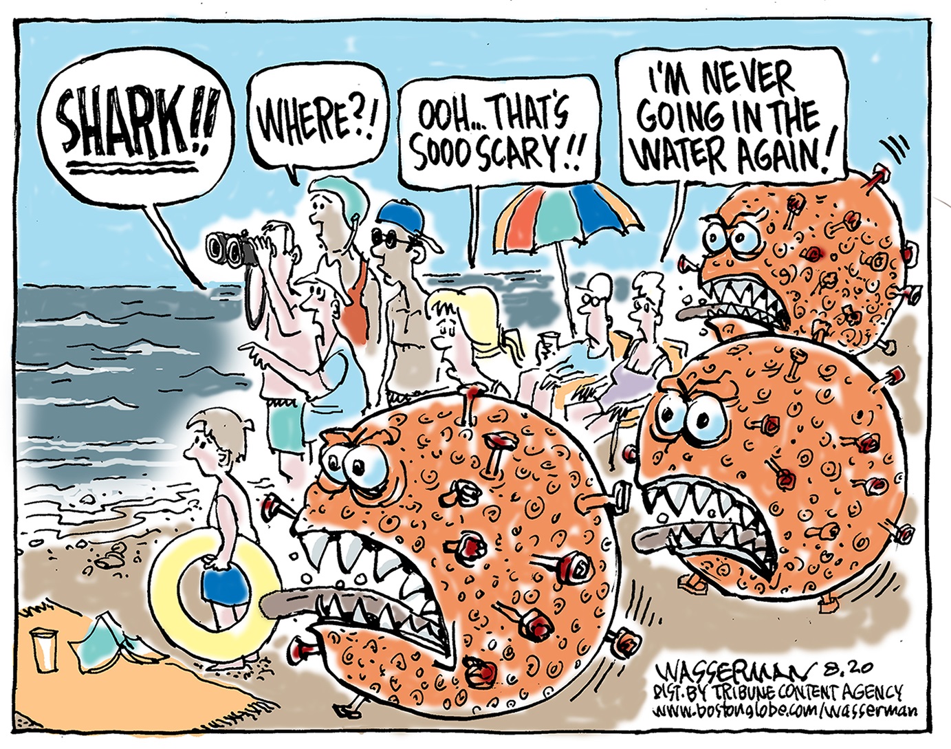 Editorial cartoons for Aug. 9, 2020 - oregonlive.com