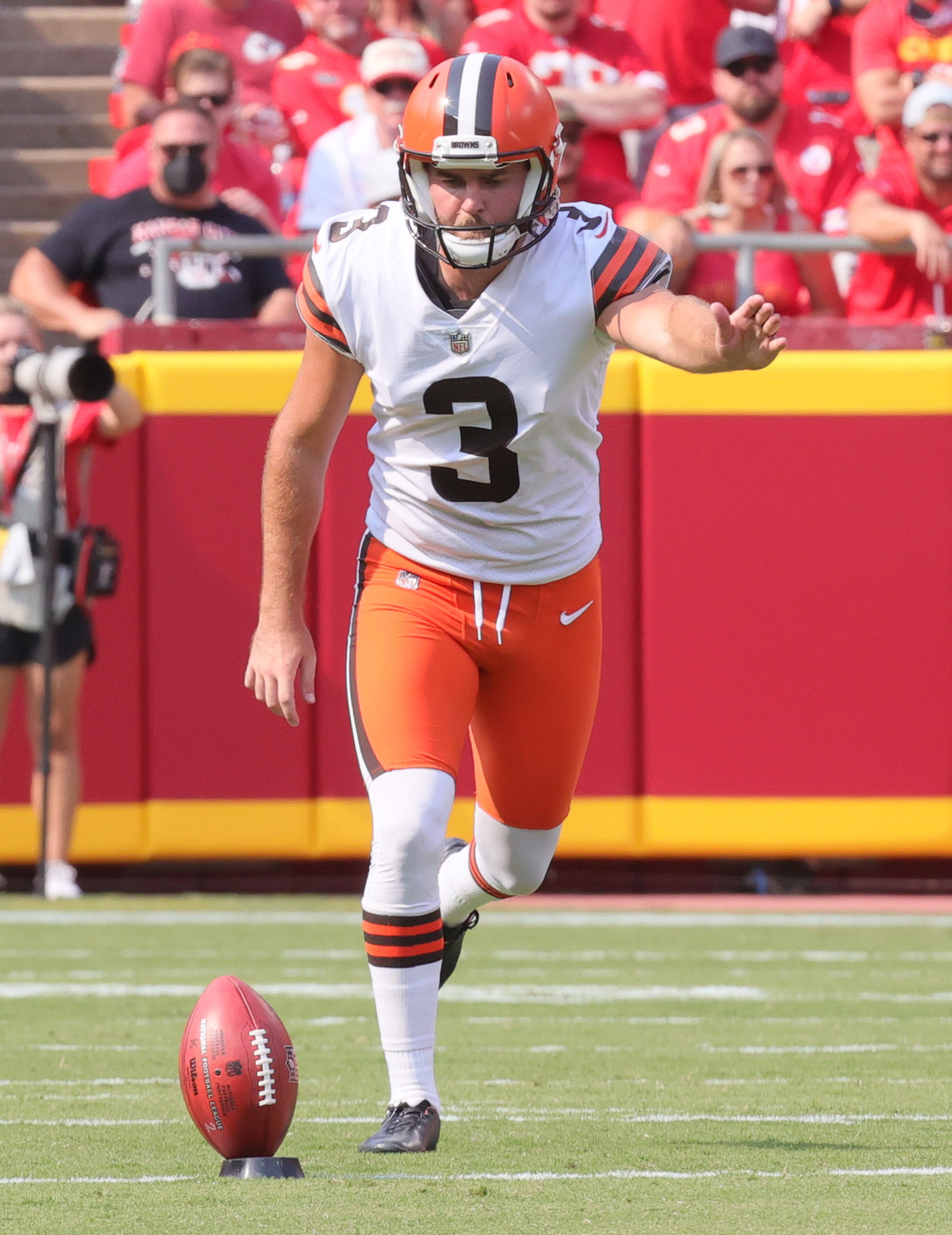 Cleveland Browns kicker Chase McLaughlin, 2021-2022 - cleveland.com