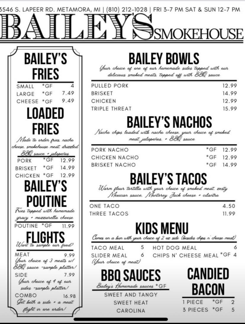 Michigan's Best Local Eats: Bailey's Ice Cream and Smokehouse is jam ...