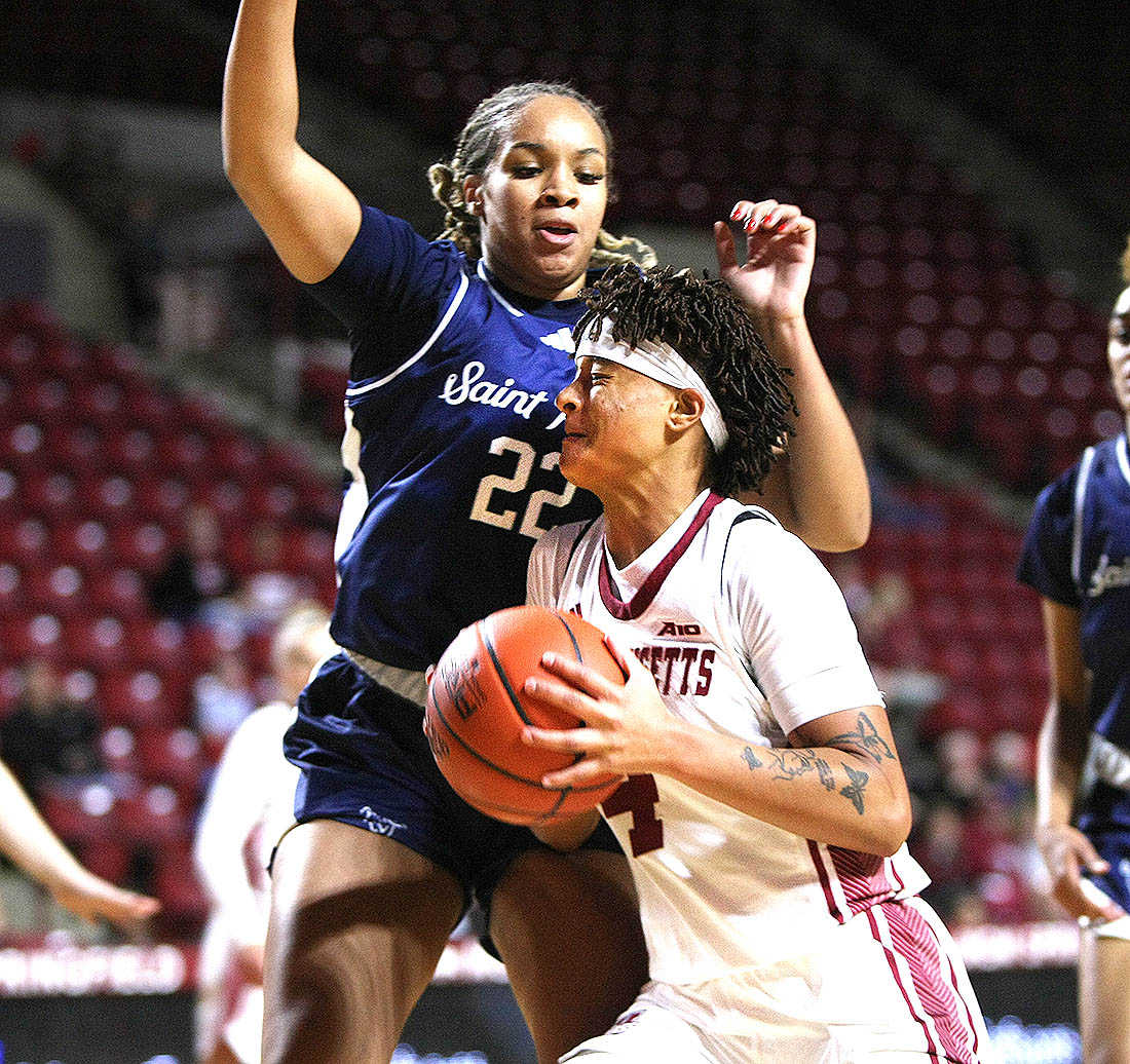UMass Women's Basketball vs Saint Peter's 11/6/23 - masslive.com