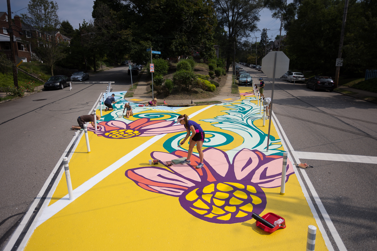 Asphalt art: See how murals have transformed parking lots and ...