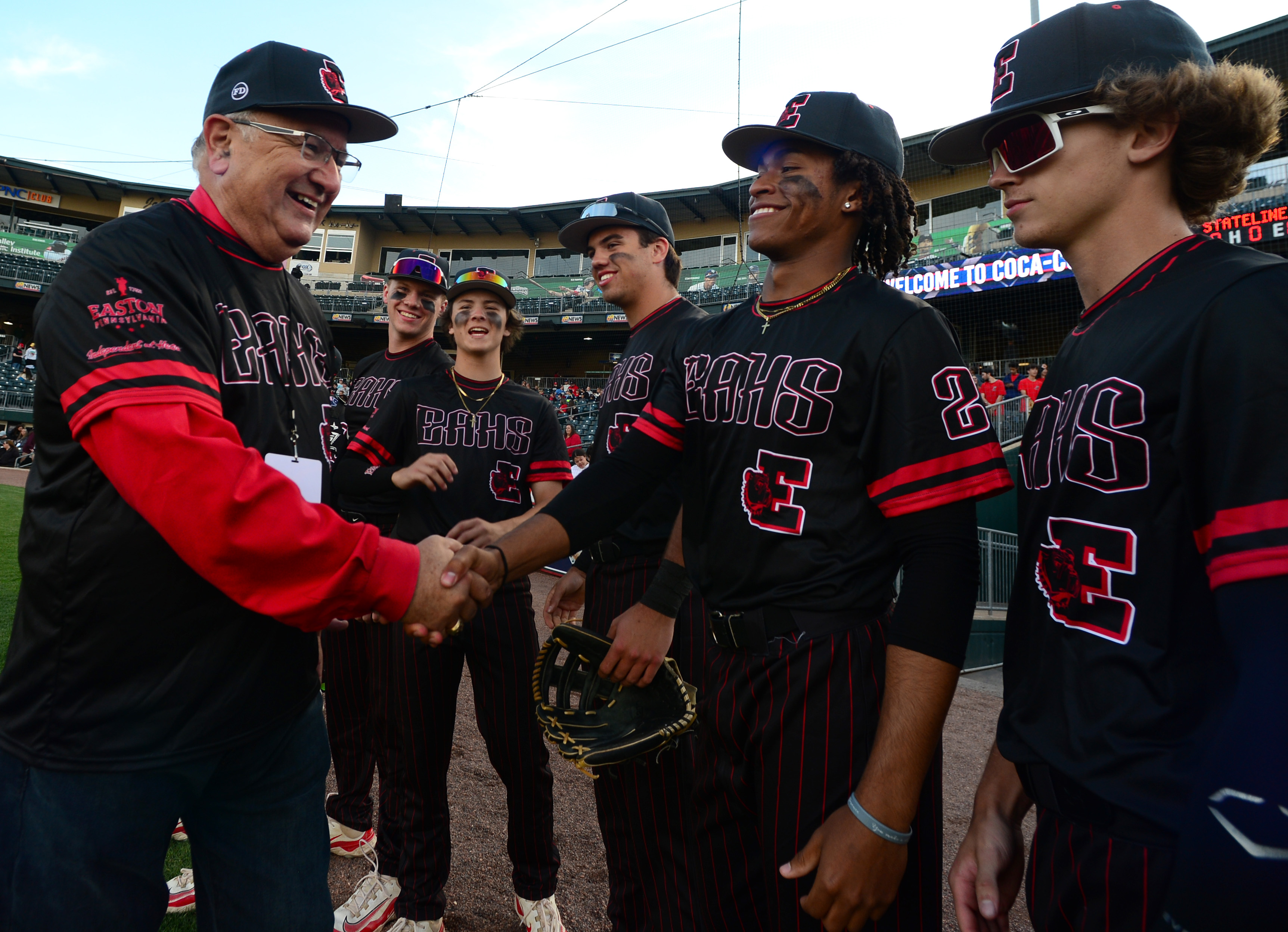 Phillipsburg vs. Easton baseball at Coca-Cola Park on May 3, 2024 ...