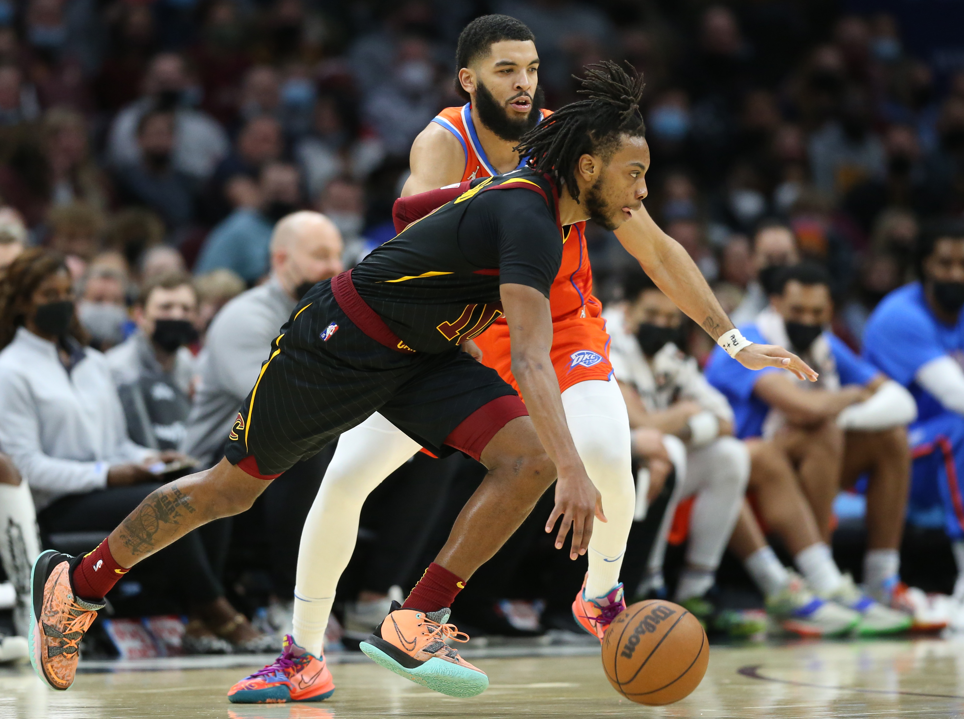 Cleveland Cavaliers vs. Oklahoma City Thunder, January 22, 2022 ...
