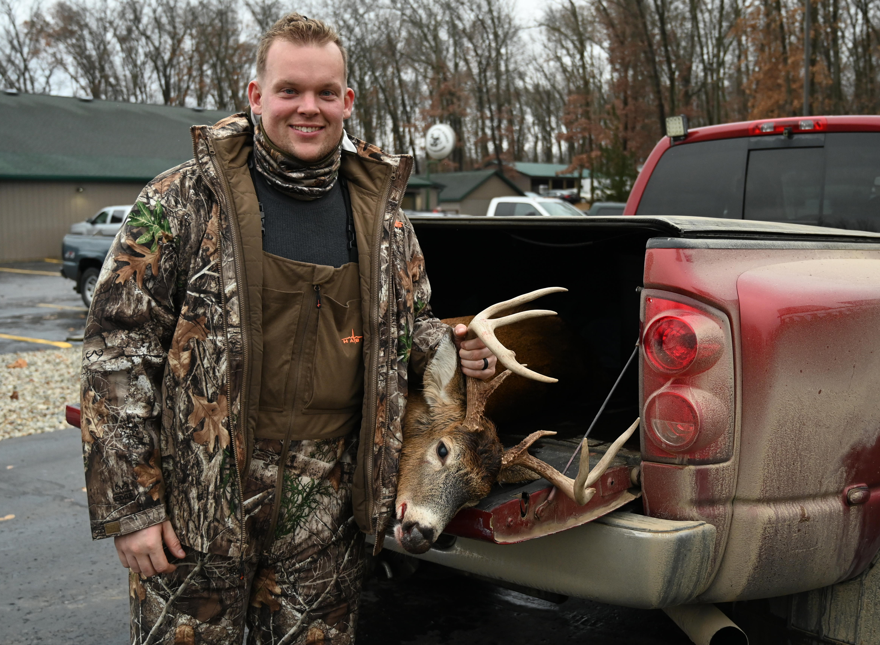 Buck poles at Jerome Country Market and Knutson's on the first day of ...