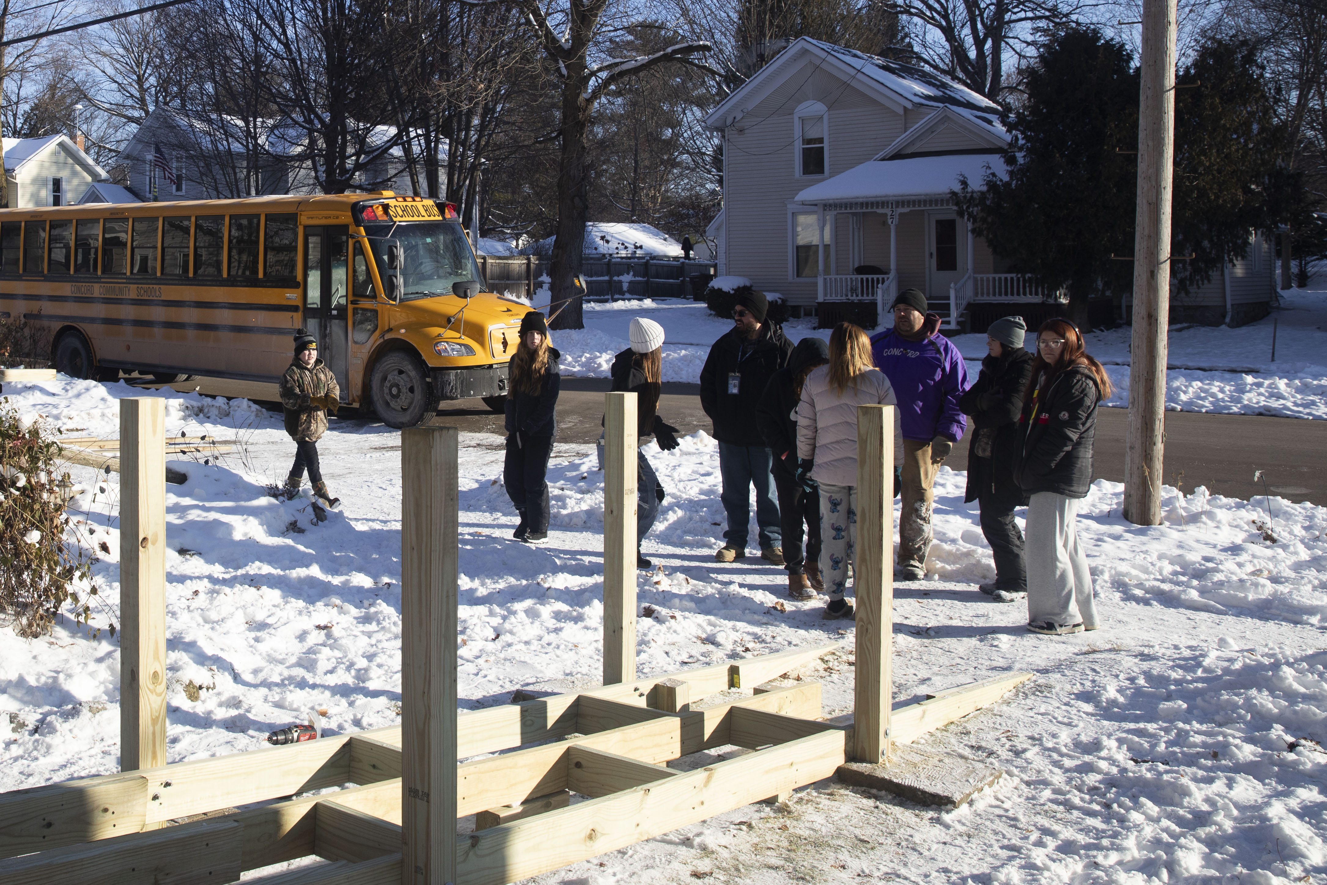 Students build wheelchair ramp for student’s father - mlive.com