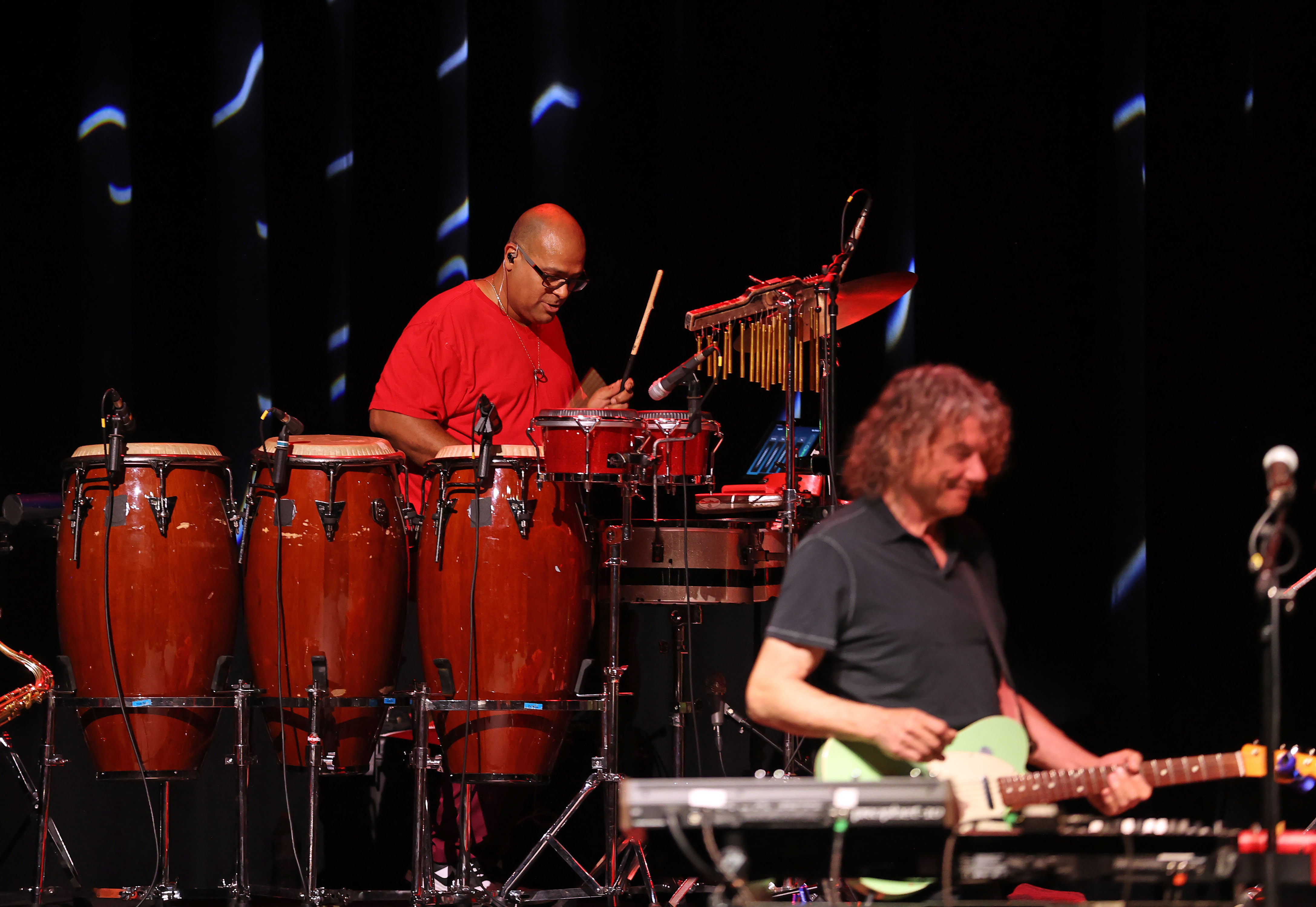 Jerry Harrison & Adrian Belew perform at the Agora, July 28, 2024 ...