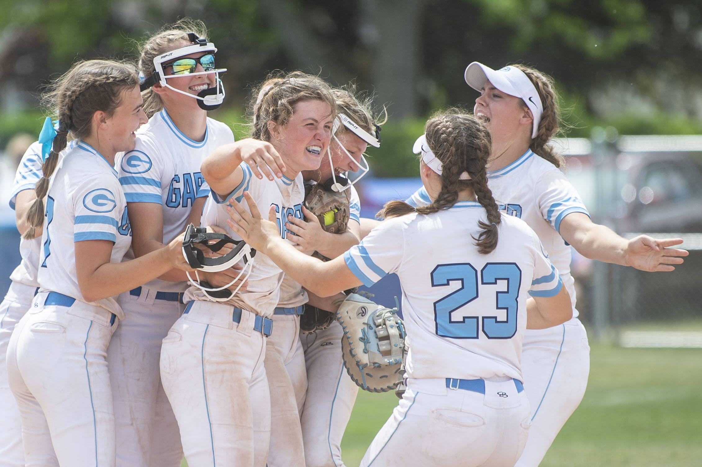 Garber defeats Swan Valley in Division 2 district championship softball ...