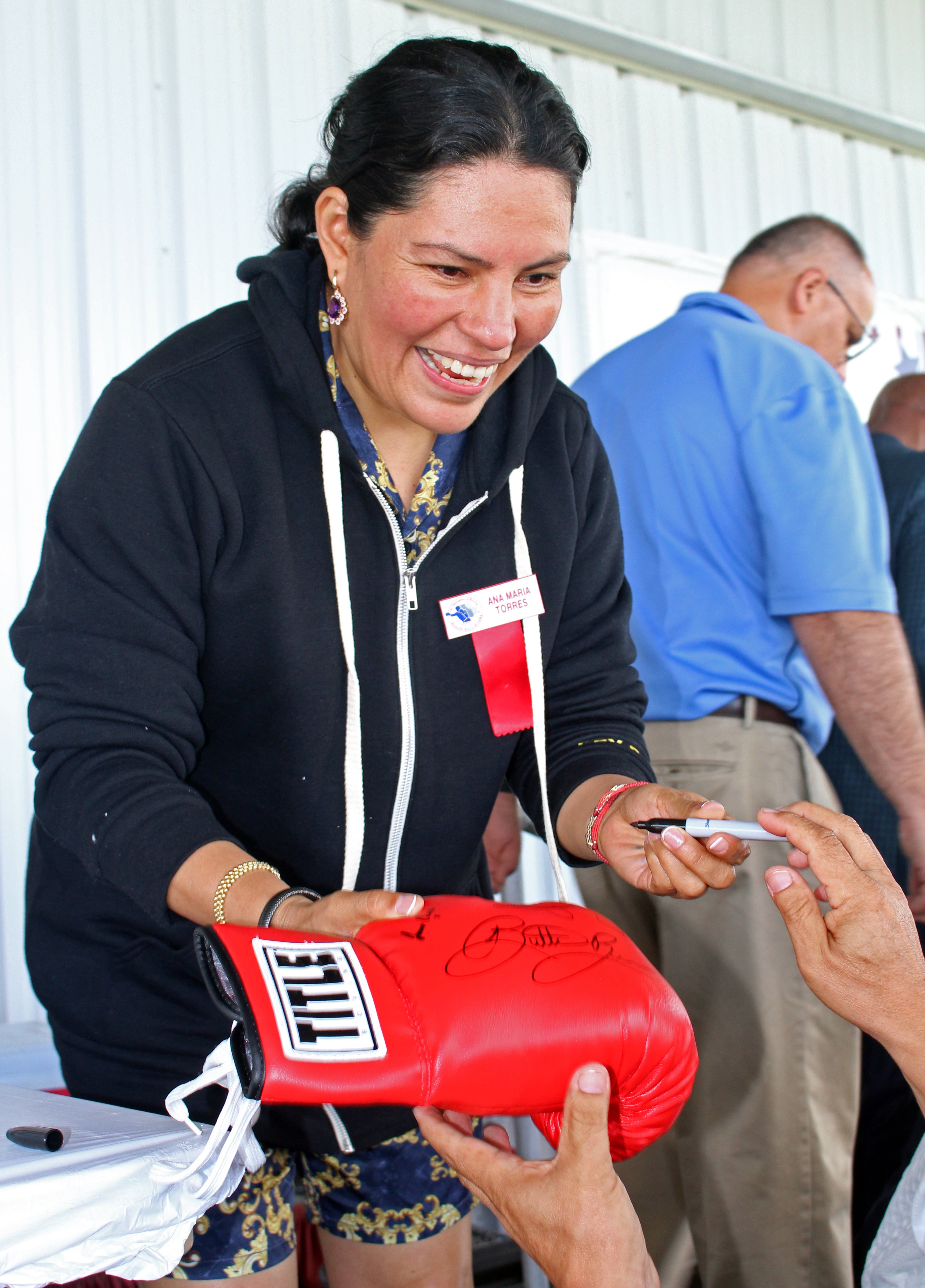 Fist casting of 2024 inductees at the International Boxing Hall of Fame ...