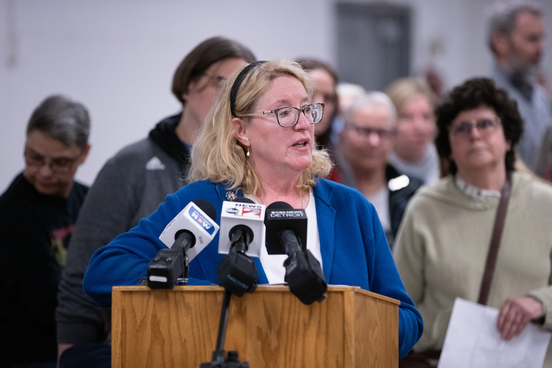 Photos from the heated Lapeer Library meeting debate over controversial ...