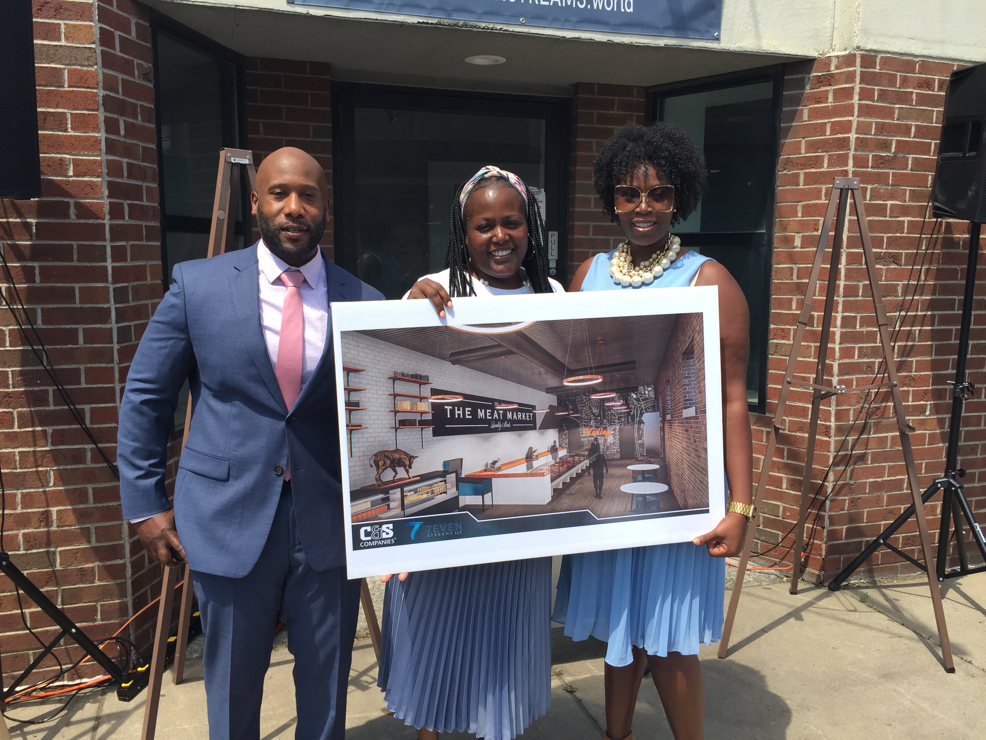 Marketplace and ghost kitchen project in Syracuse's Valley area ...
