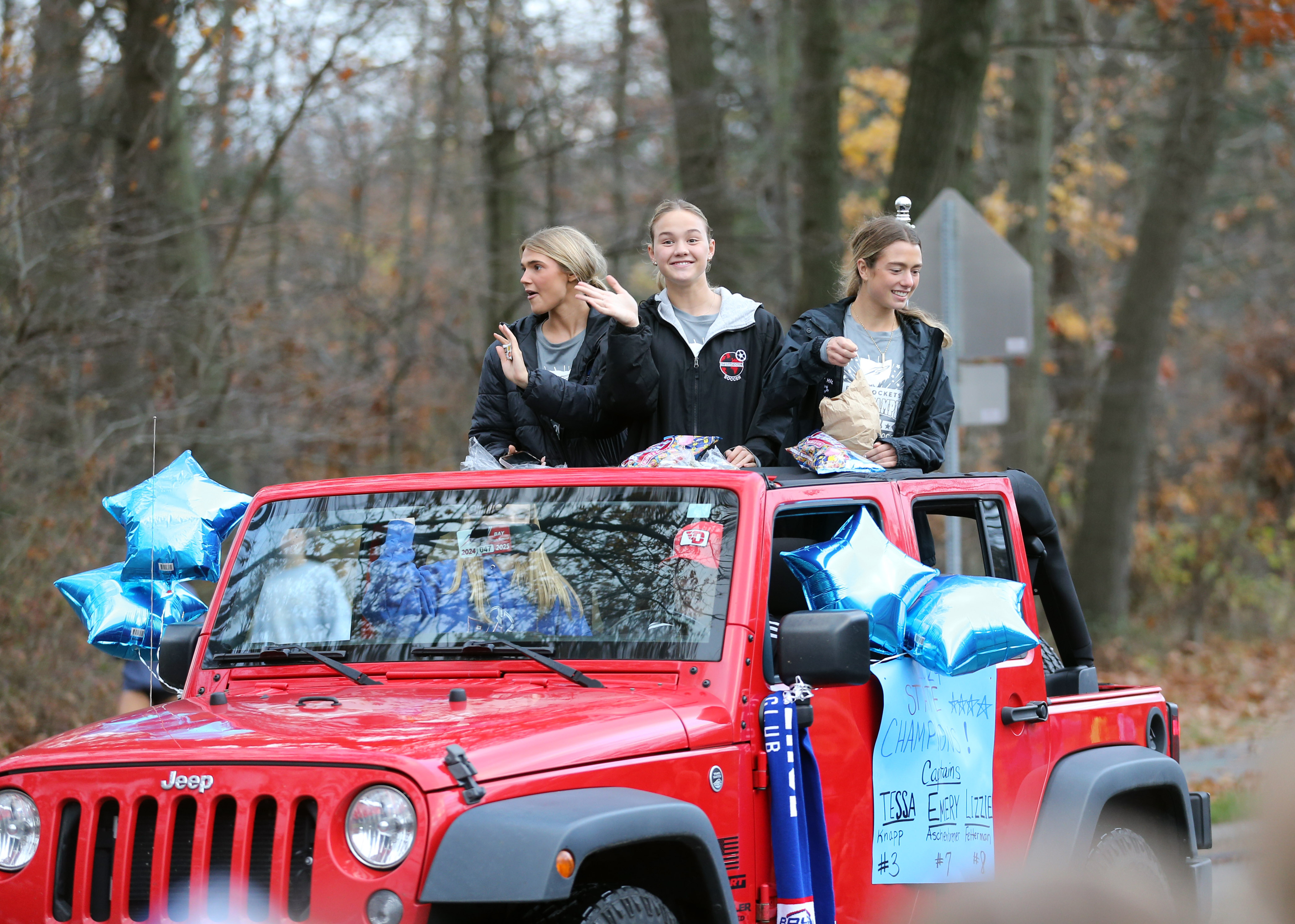 Bay girls soccer state championship parade, November 19, 2024 ...