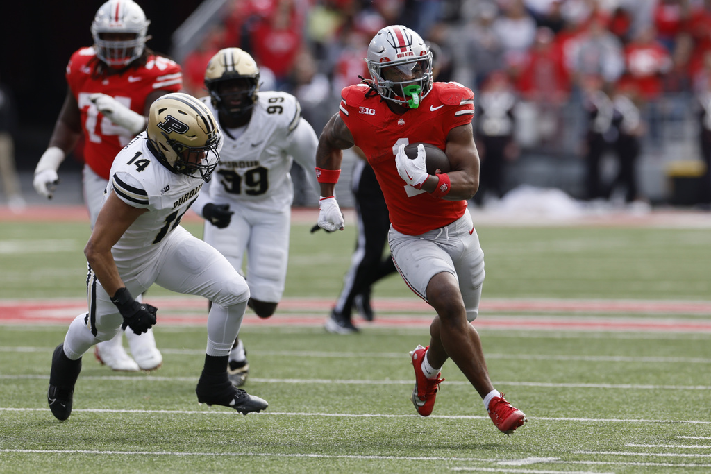 Cleveland Browns pick RB Quinshon Judkins in second round of the NFL ...