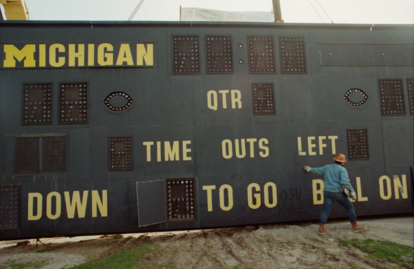 Michigan Stadium Scoreboard Through the Years - mlive.com